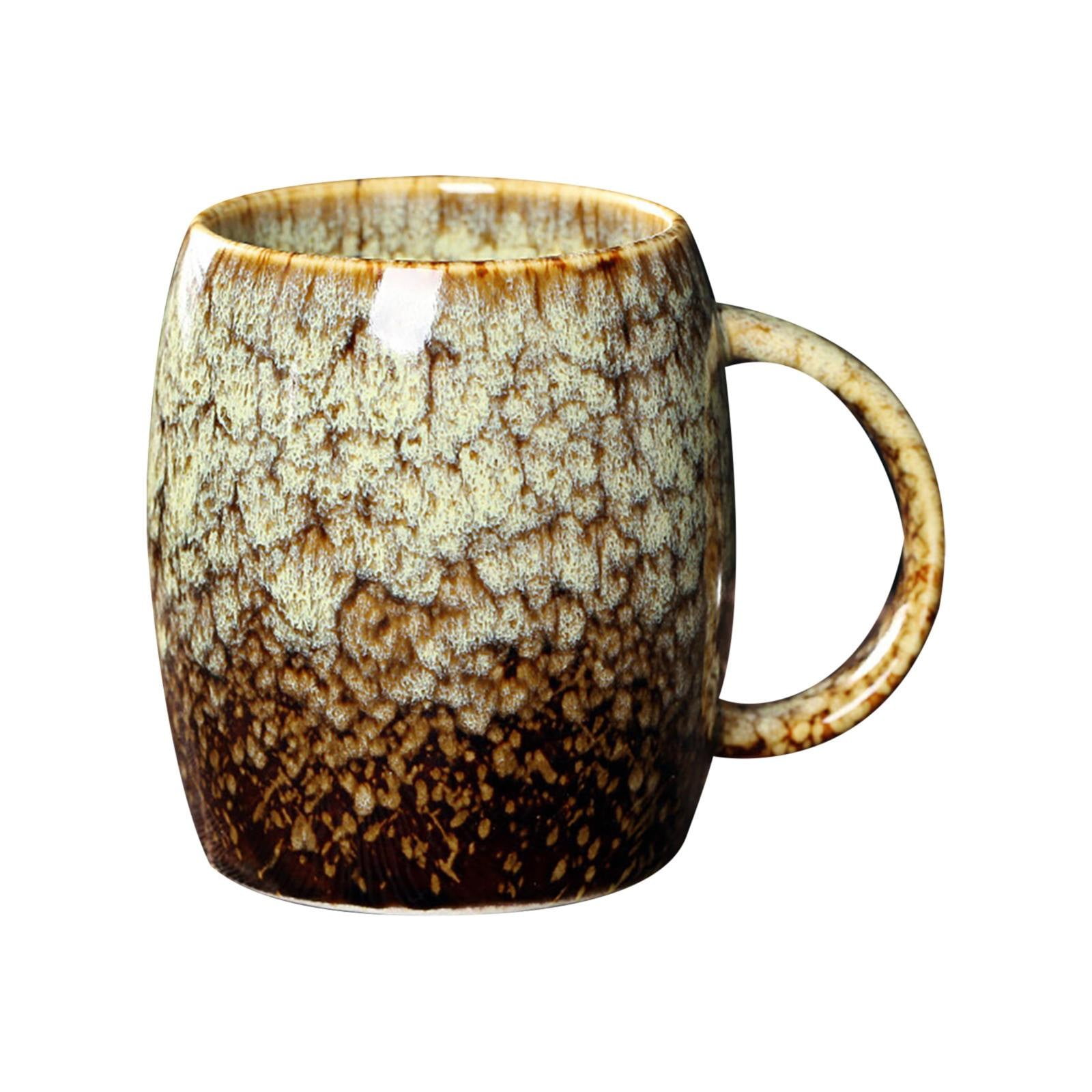 Retro Kiln Change Glazed Ceramic Creative Coffee Milk Mug Large ...