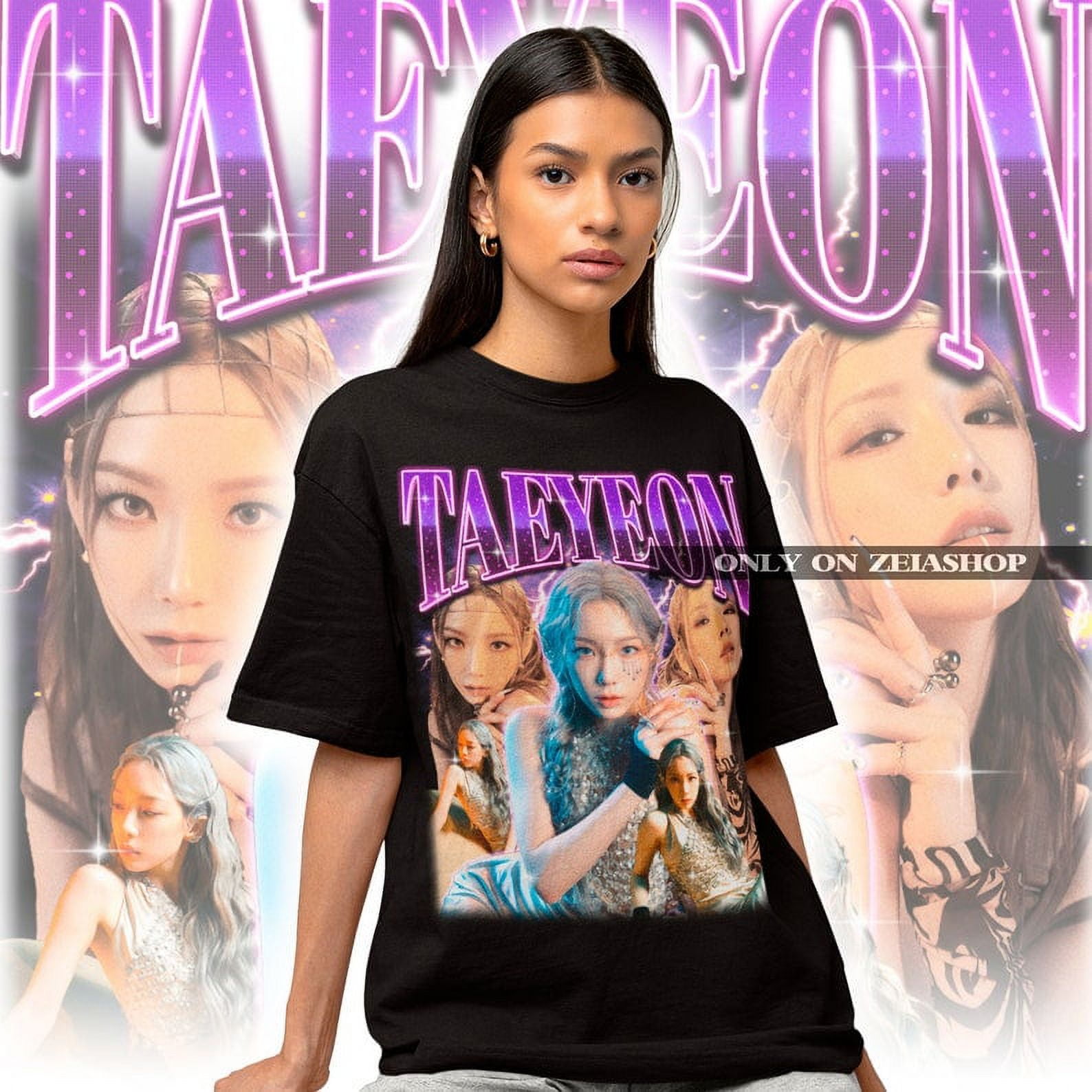 Retro Kim Tae-yeon Shirt - Taeyon Kpop Shirt - Taeyeon - Taeyeon Fan ...