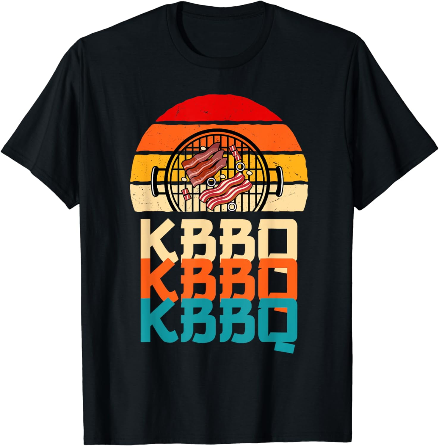 Retro Korean BBQ Design Galbi And Banchan KBBQ T-Shirt - Walmart.com