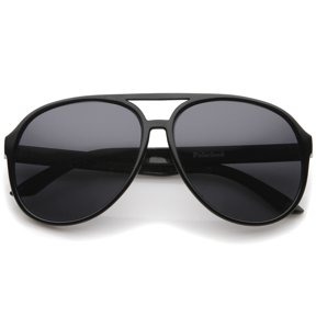 Large Oversize Aviator Sunglasses Metal Frame Crossbar Thin Arms 60mm ...