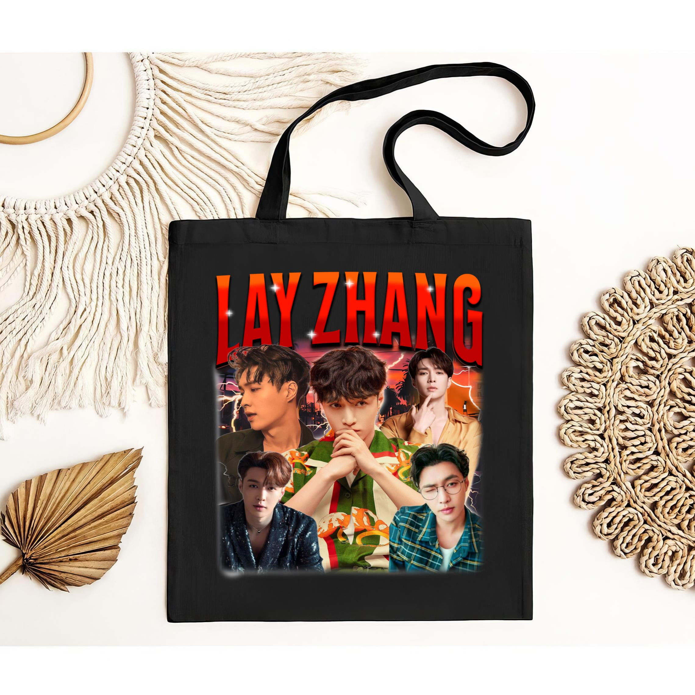 Retro Lay Zhang , Lay T-Bag, Lay Zhang Kpop, Kpop Bag, Kpop Fan Merch ...