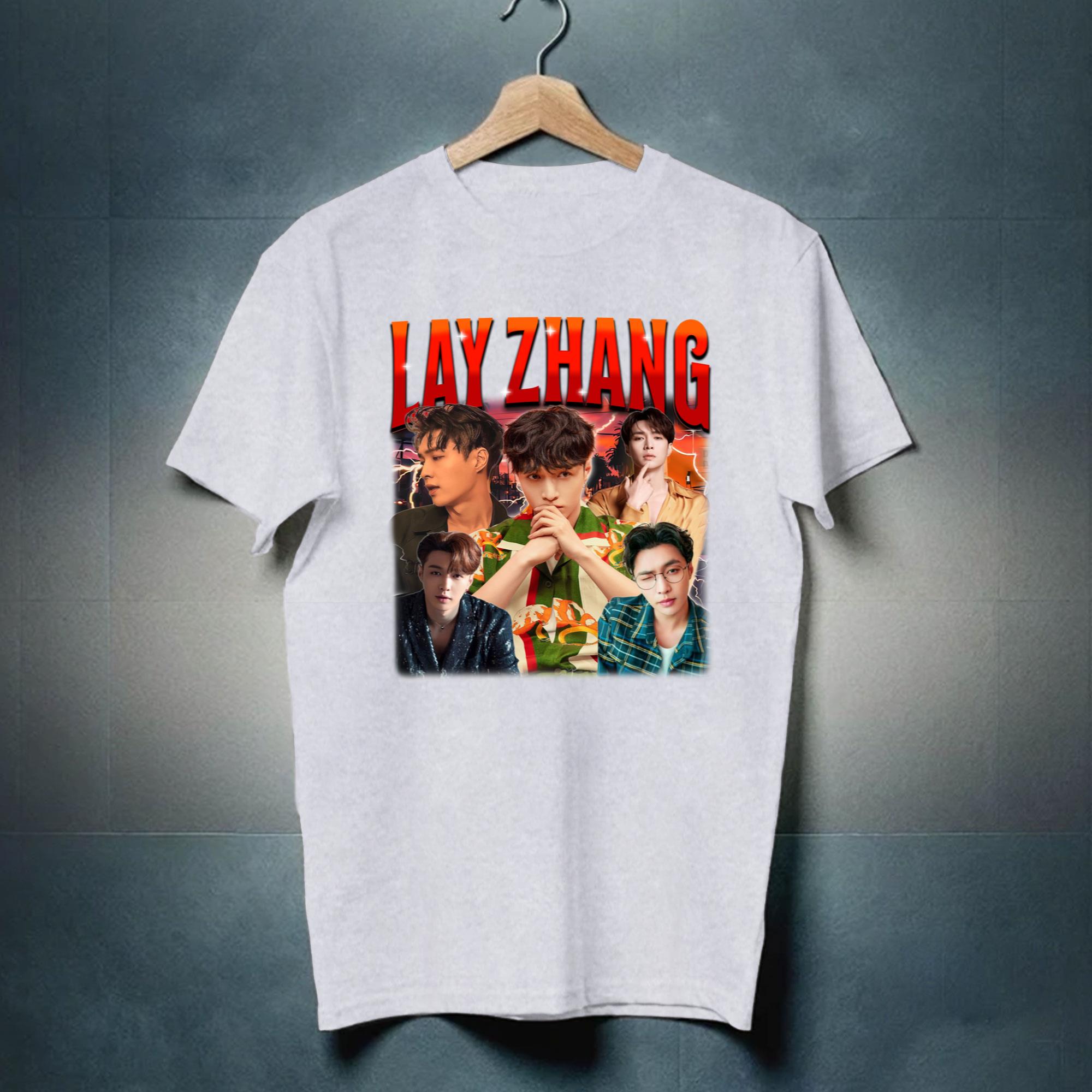 Retro Lay Zhang Tee, Lay T-shirt, Lay Zhang Kpop, Kpop Shirt, Kpop Fan ...