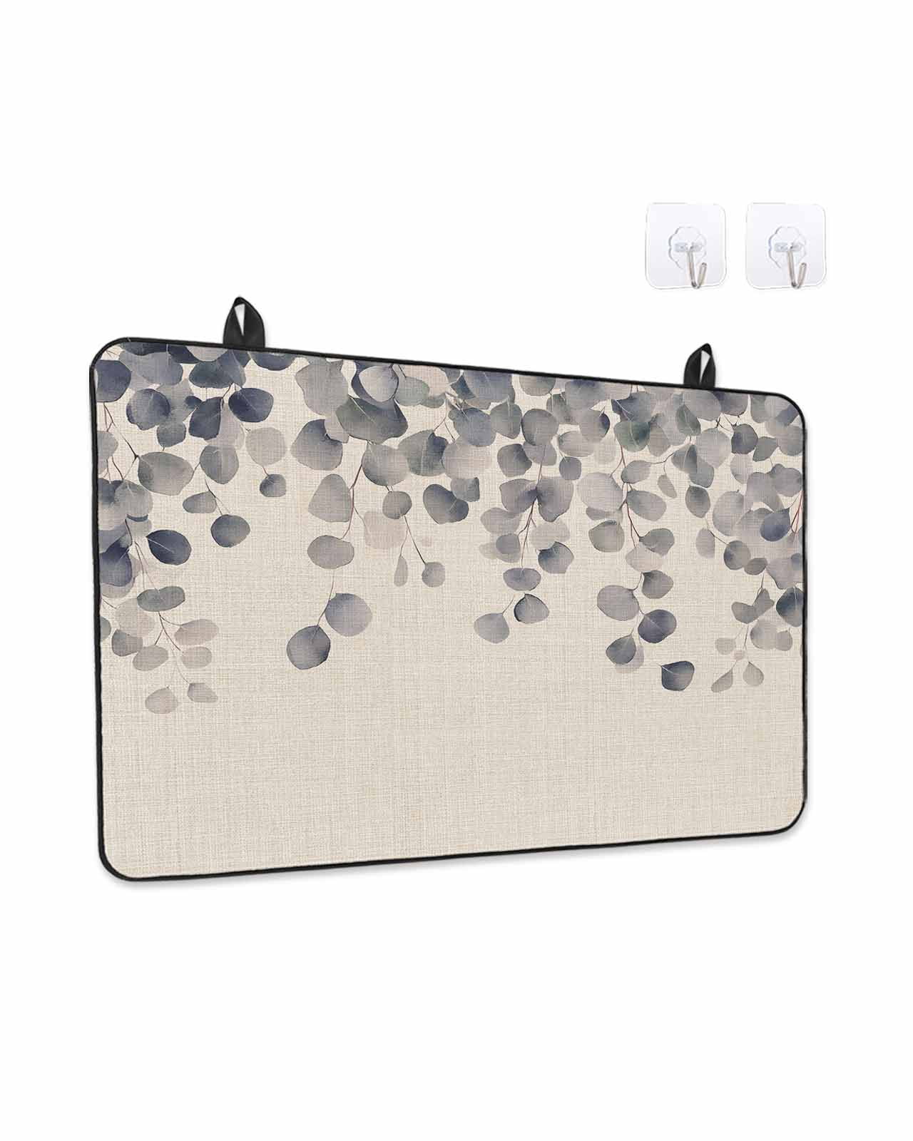 Retro Leaves Stove Top Covers for Electric Stove, Kitchen Glass Ceramic ...