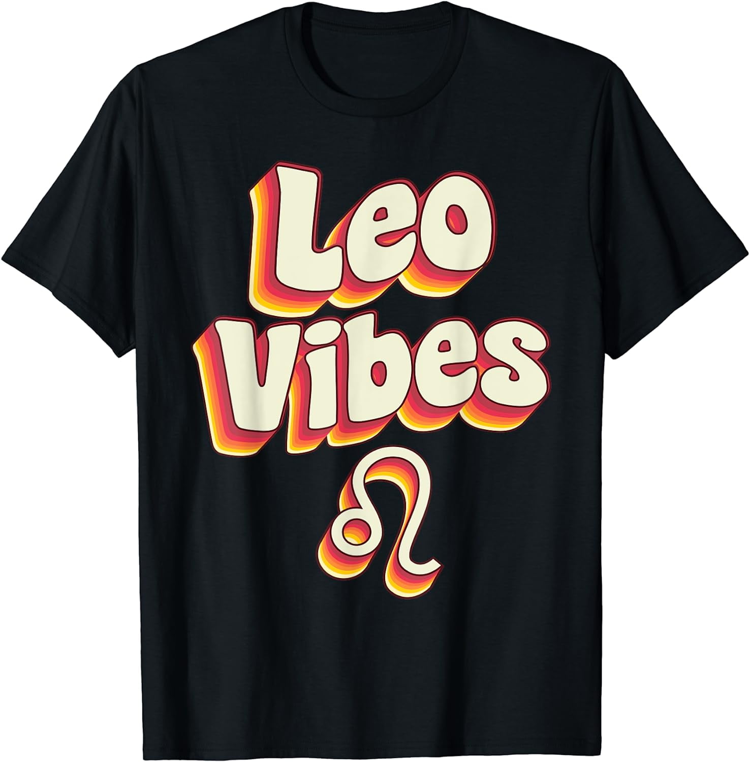 Retro Leo Zodiac Sign astrology July August Birthday Leo T-Shirt ...
