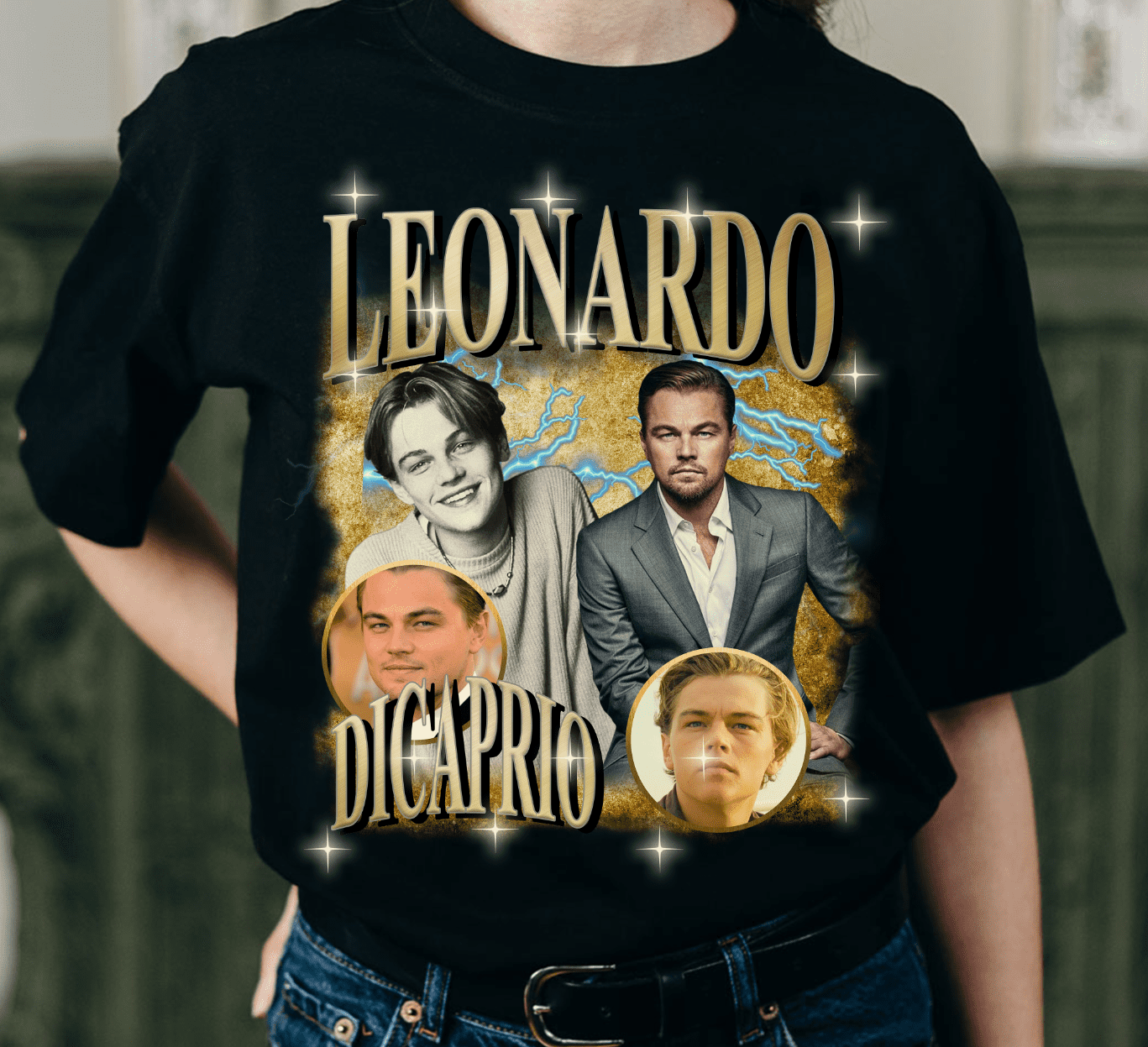 Retro Leonardo DiCaprio Shirt -Leonardo DiCaprio T-shirt,Leonardo ...