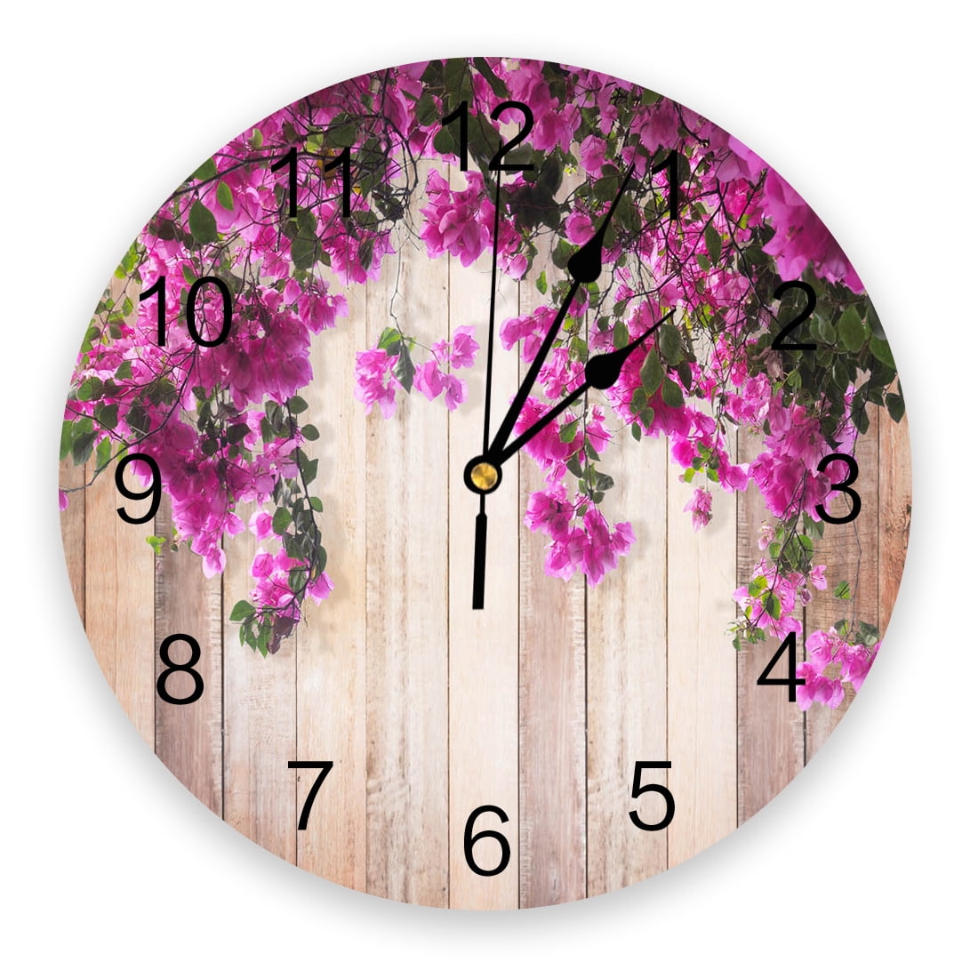 Retro Lifebuoy Fishing Net Plank Decorative Round Wall Clock Custom ...