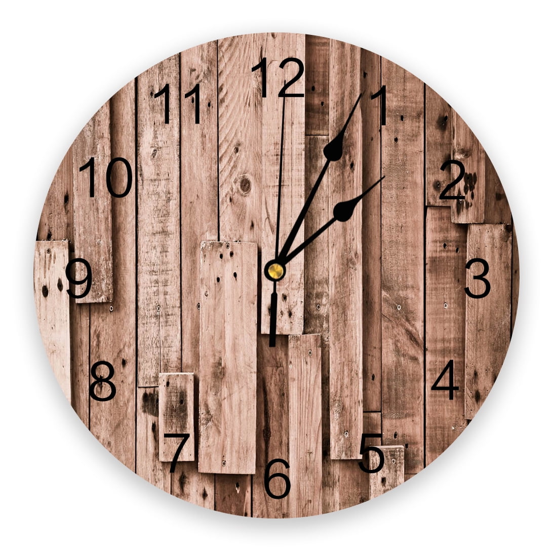 Retro Lifebuoy Fishing Net Plank Decorative Round Wall Clock Custom ...