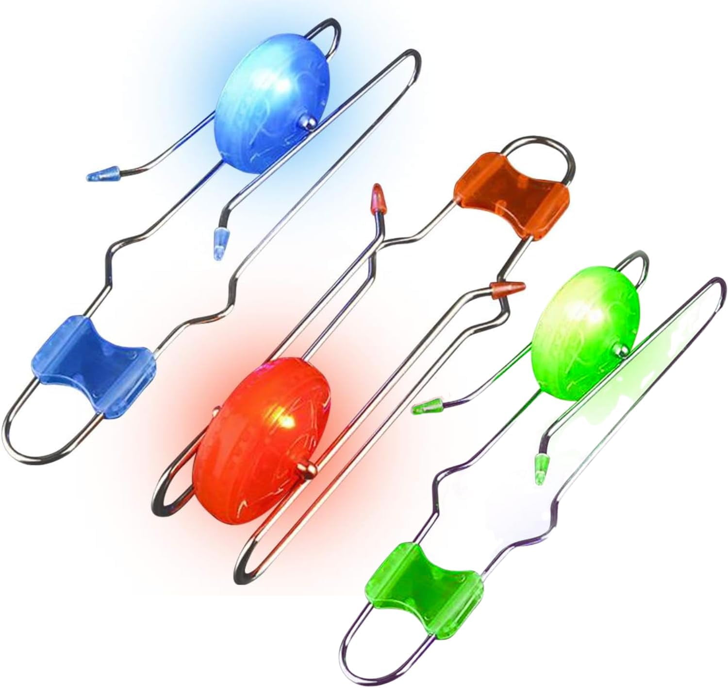 Retro Light Up Gyro Wheels Set for Kids- 3, 8.5 Inch Gyroscope Rail ...