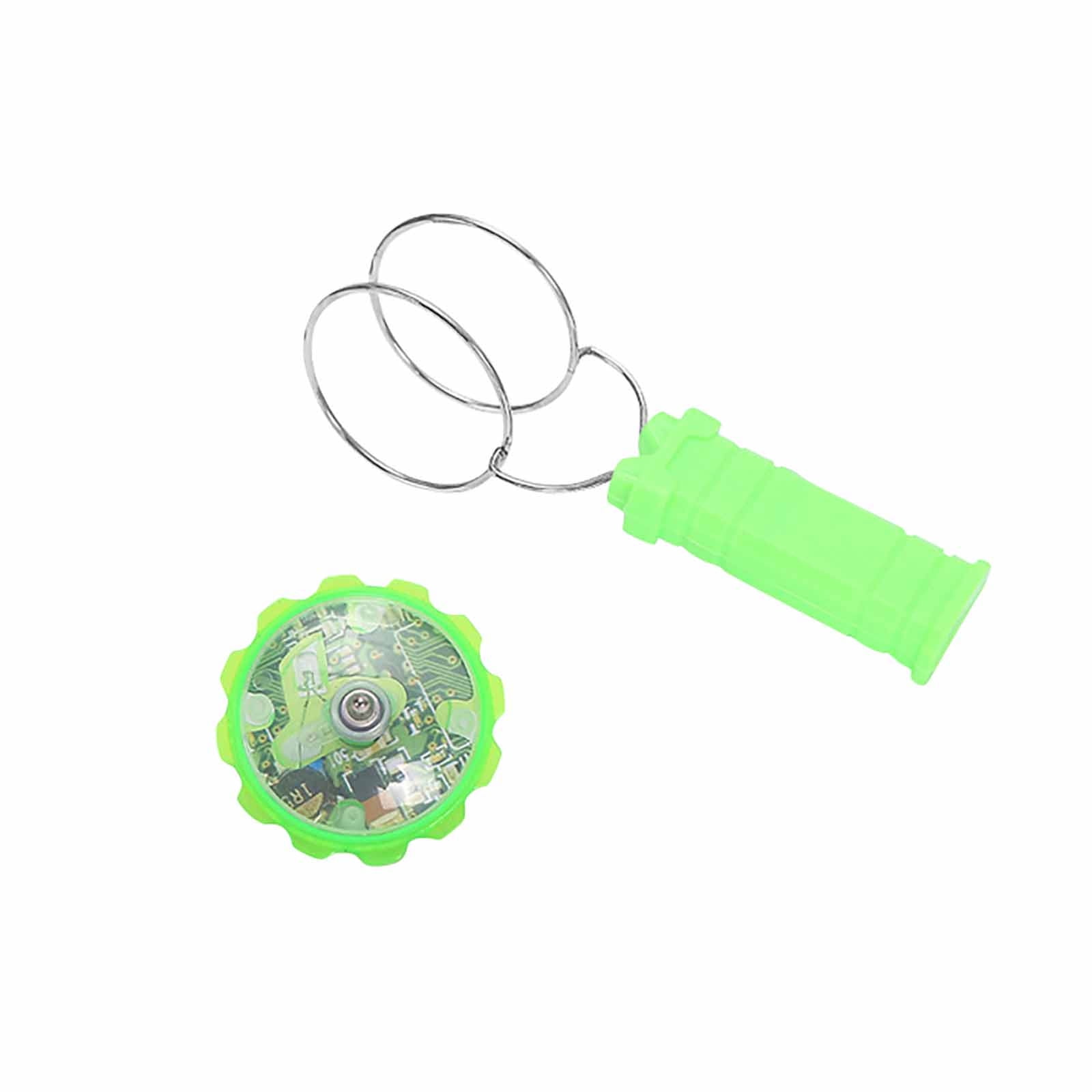Retro Light Up Gyro Wheels Toy, 8.5 Inch Gyroscope Rail Twisters With ...