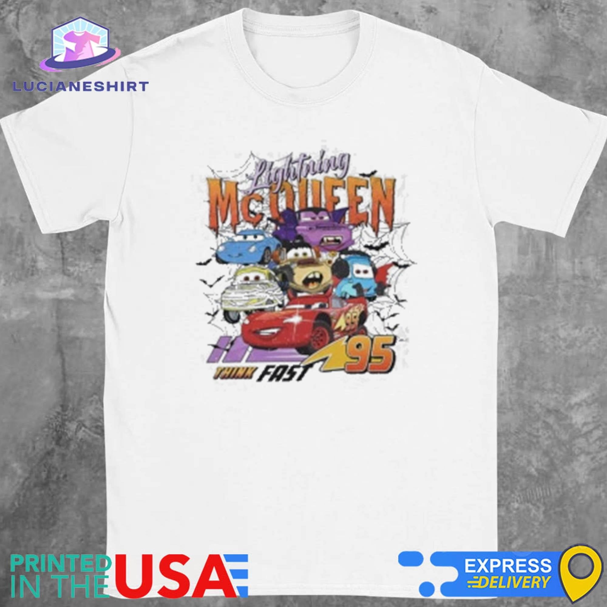 Retro Lightning Mcqueen Halloween Disney Cars Halloween Pixar Cars ...