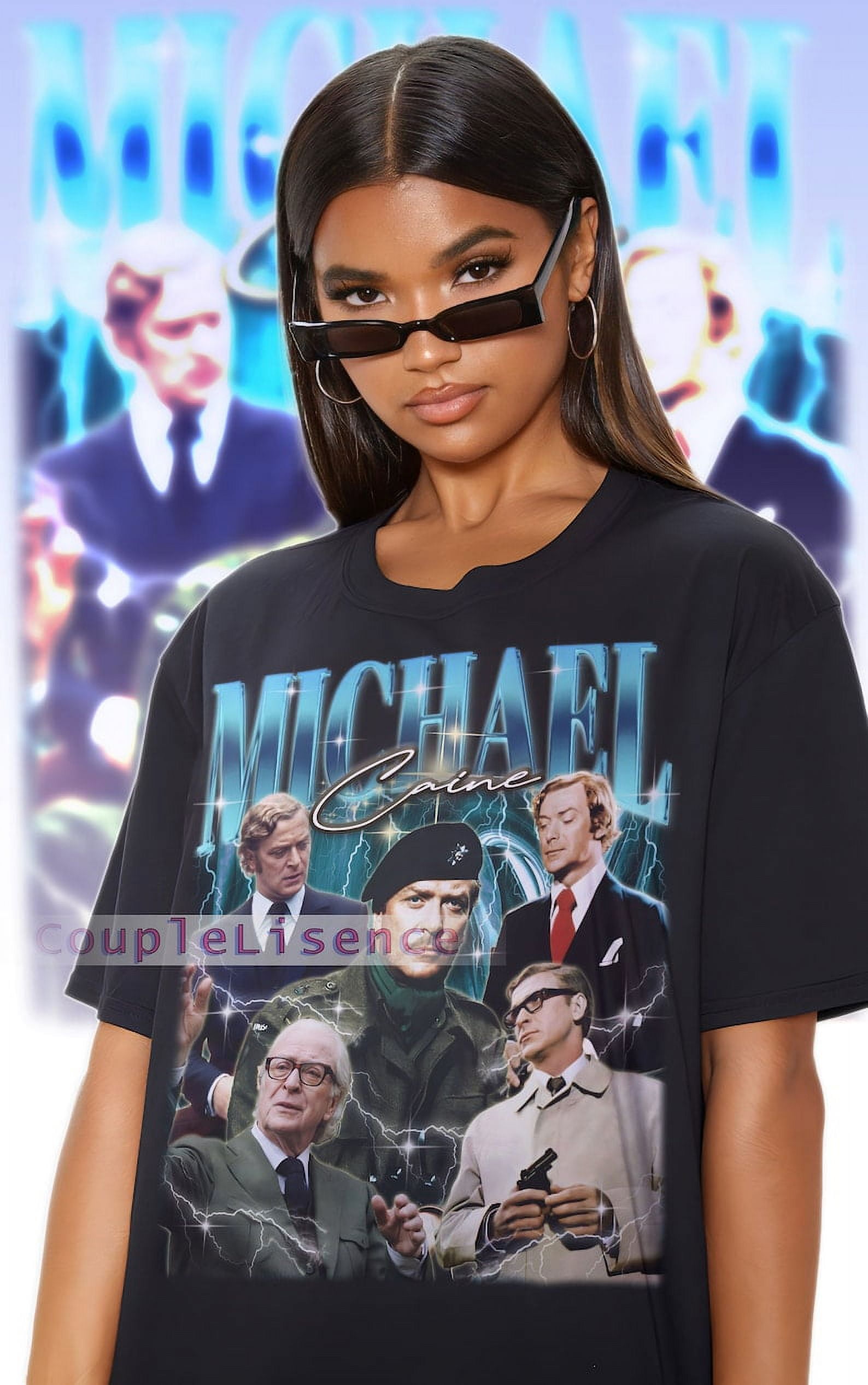 Retro MICHAEL CAINE Tee | Michael Caine Homage Fan Tees | Michael Caine ... Retro MICHAEL CAINE Tee | Michael Caine Homage Fan Tees | Michael Caine ...