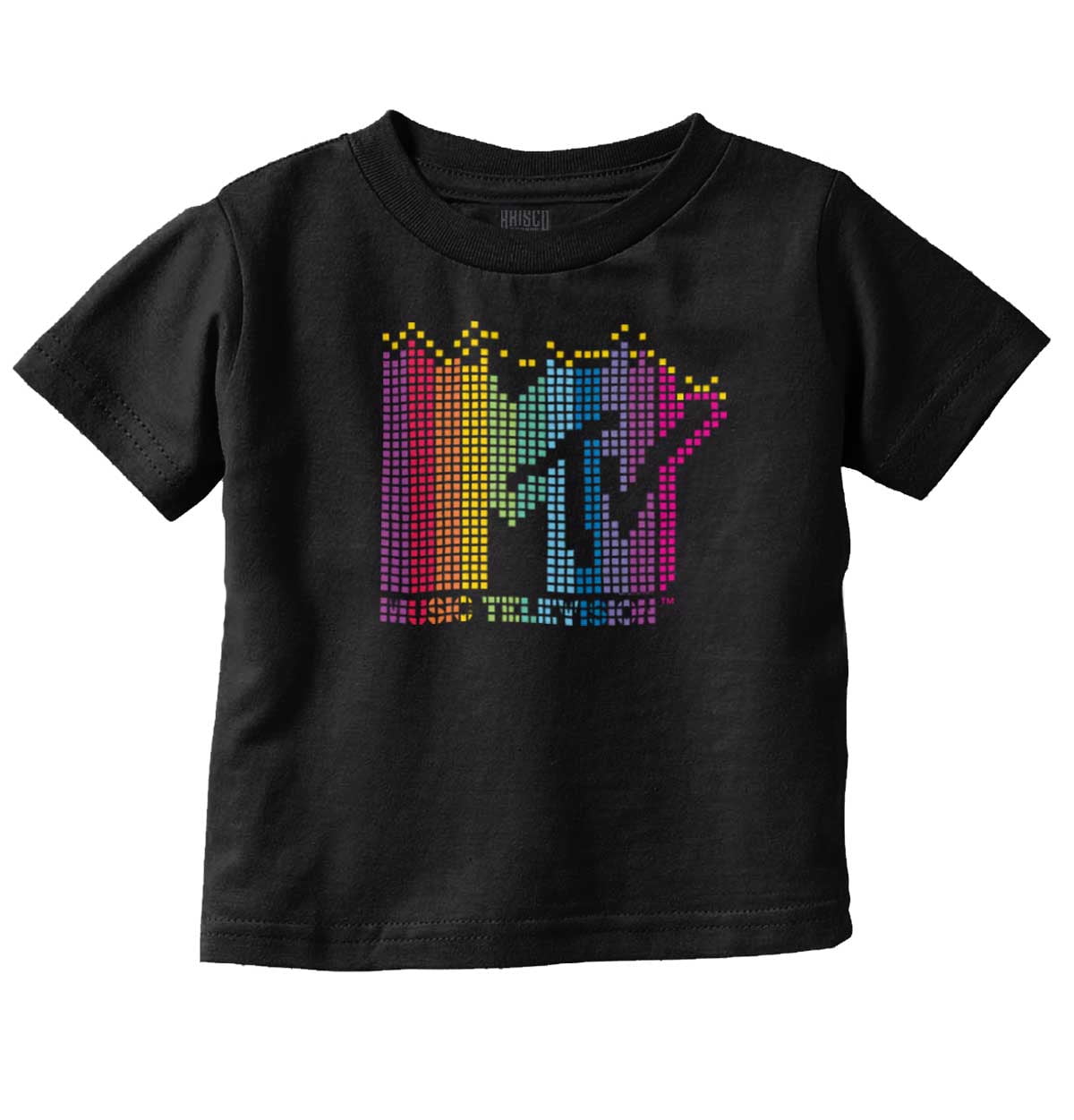 Retro MTV Colorful Pixel Art Logo Toddler Boy Girl T Shirt Infant ...