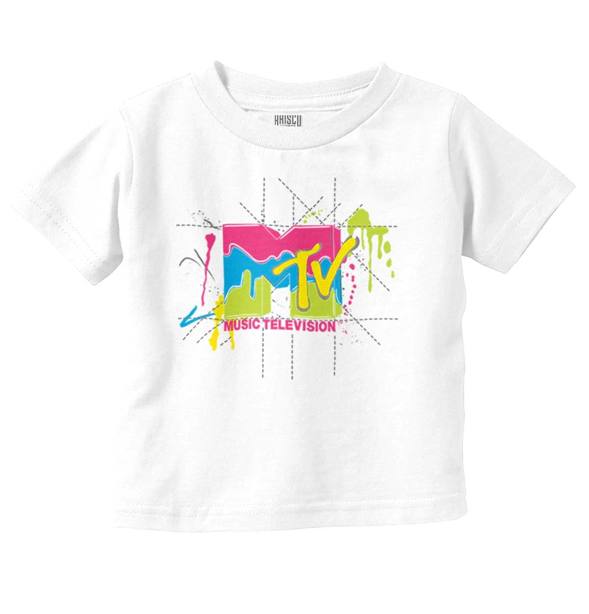 Retro MTV Colorful Slime Drip Logo Toddler Boy Girl T Shirt Infant ...