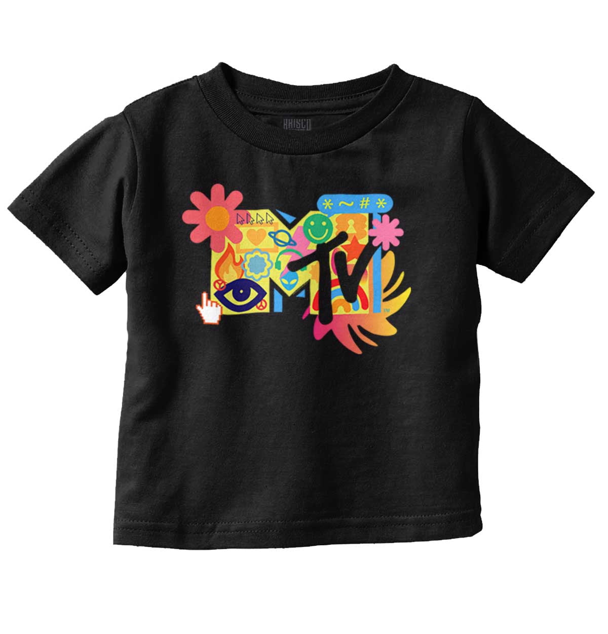 Retro MTV Computer Emoticons Logo Toddler Boy Girl T Shirt Infant ...
