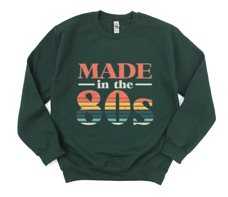Retro Made In The 80s Bold Throwback Look Nostalgia Decade Vibe ...