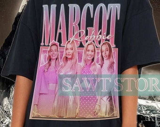 Retro Margot Robbie Shirt, Margot Robbie Shirt, Margot Robbie T-Shirt ...