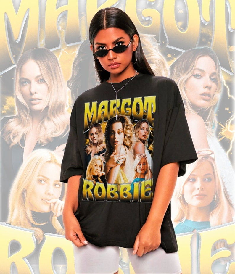 Retro Margot Robbie Shirt -Margot Robbie Tshirt,Margot Robbie T-shirt ...