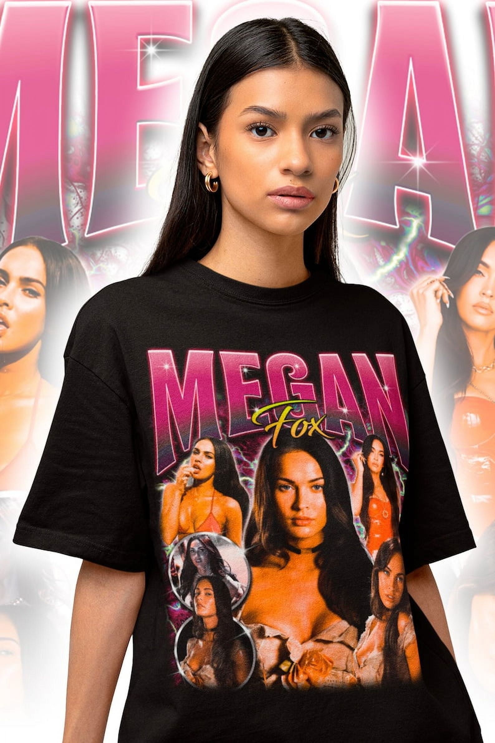 Retro Megan Fox Shirt - Megan Denise Fox Tee - Megan Fox Homage - Megan ...