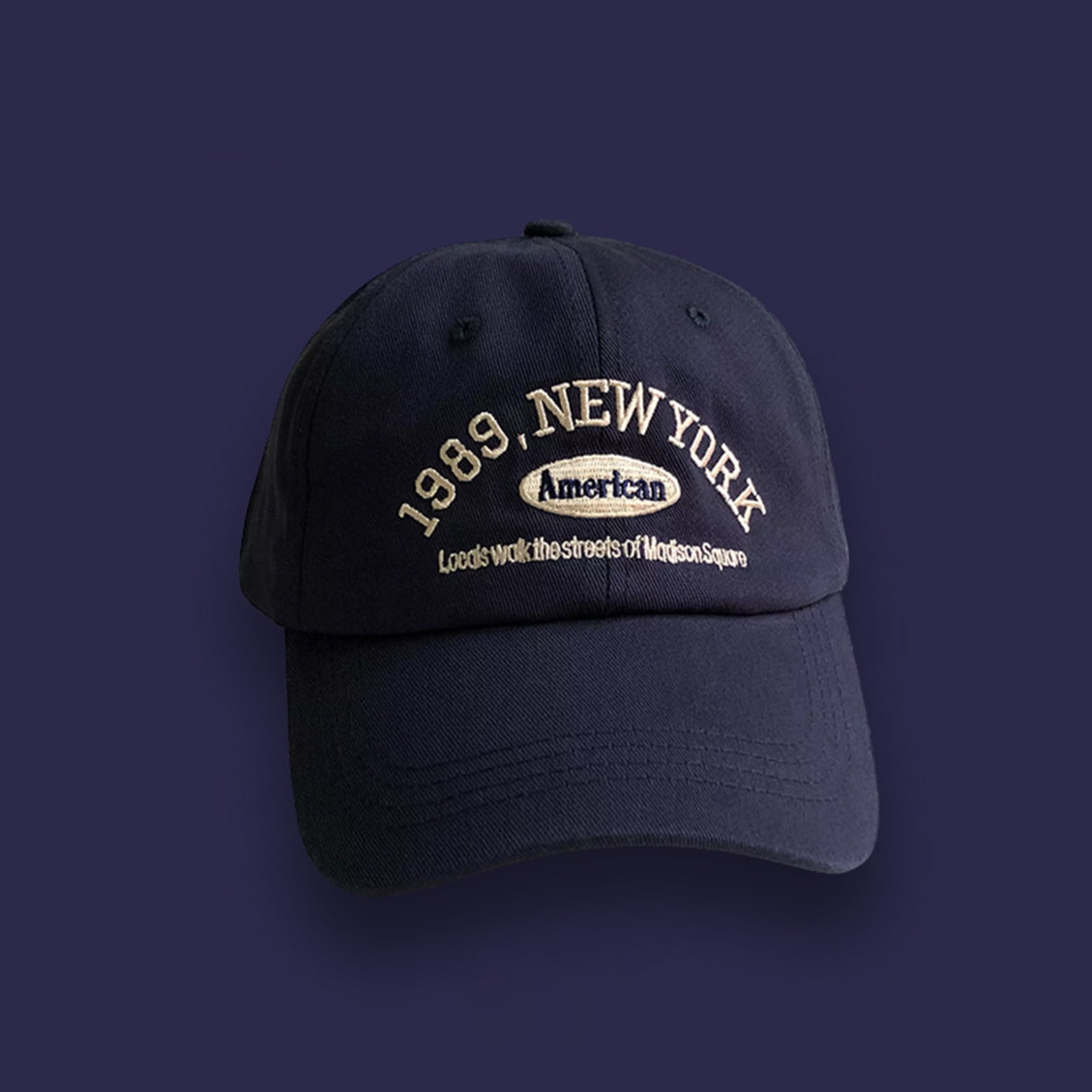 Retro Men's And Women's Baseball Caps Street Lettered Embroidery Retro ...