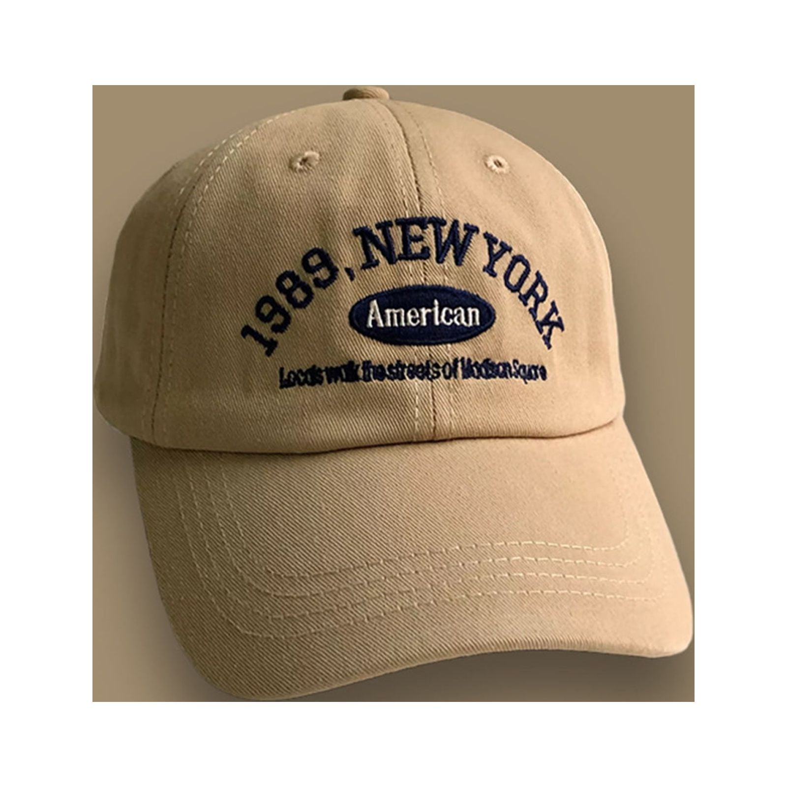 Retro Men's And Women's Baseball Caps Street Lettered Embroidery Retro ...