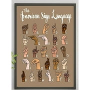 Sign Language Wall Art