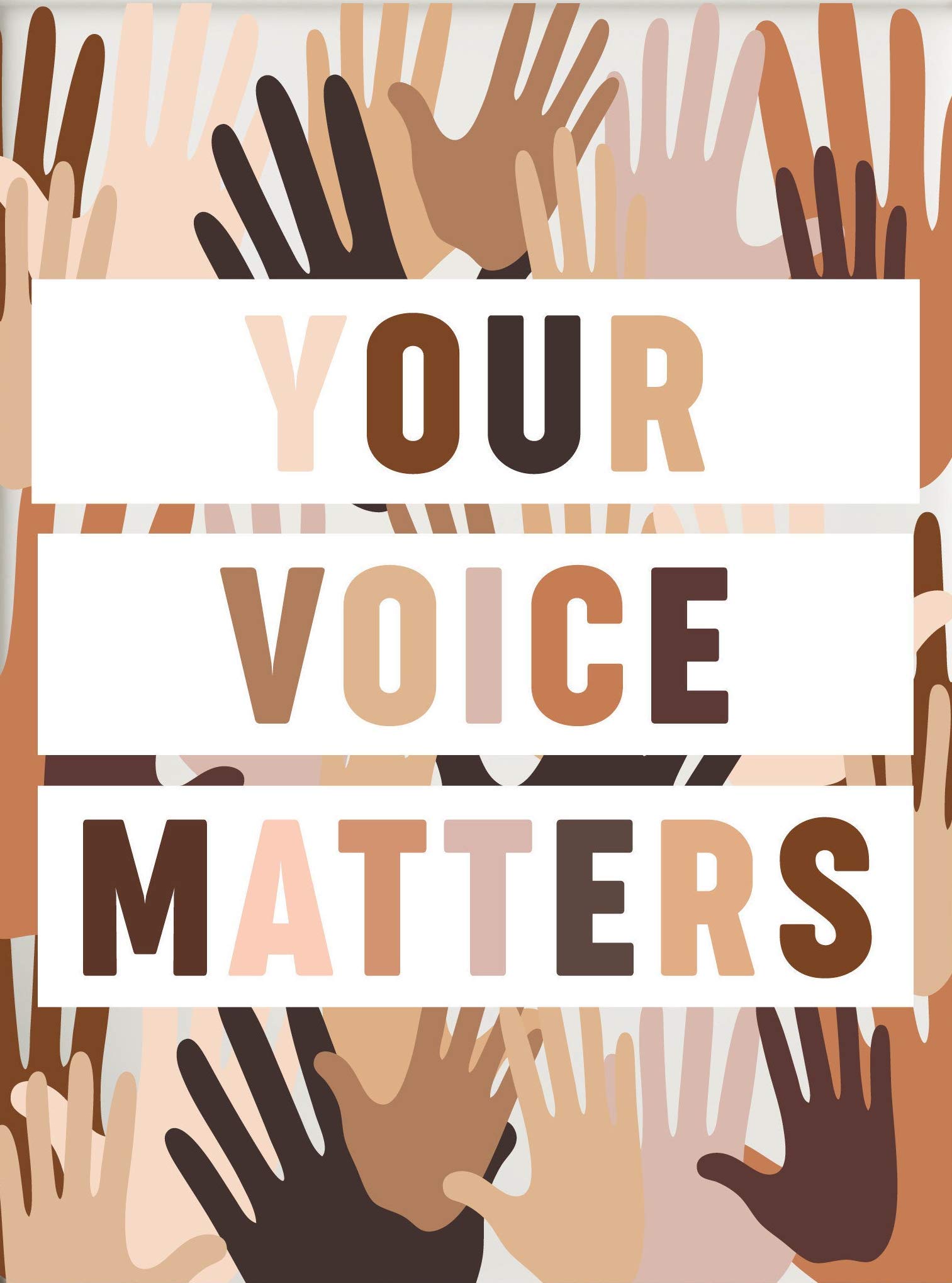 Retro Metal Aluminum Sign Your Voice Matters Printable Sign for Outdoor ...