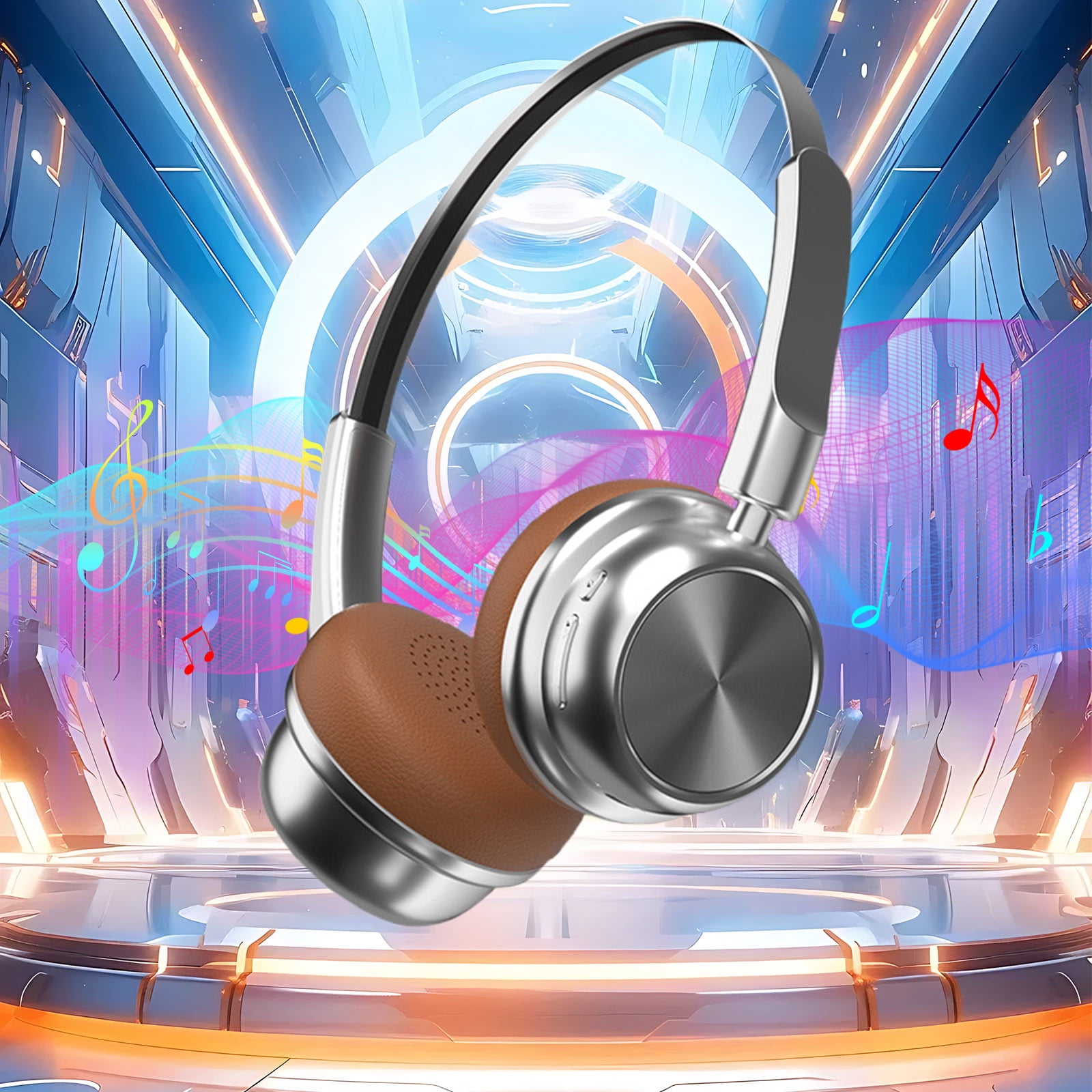 Retro Metal Bluetooth Headset, Wireless Sports Earbuds, Immersive HiFi ...
