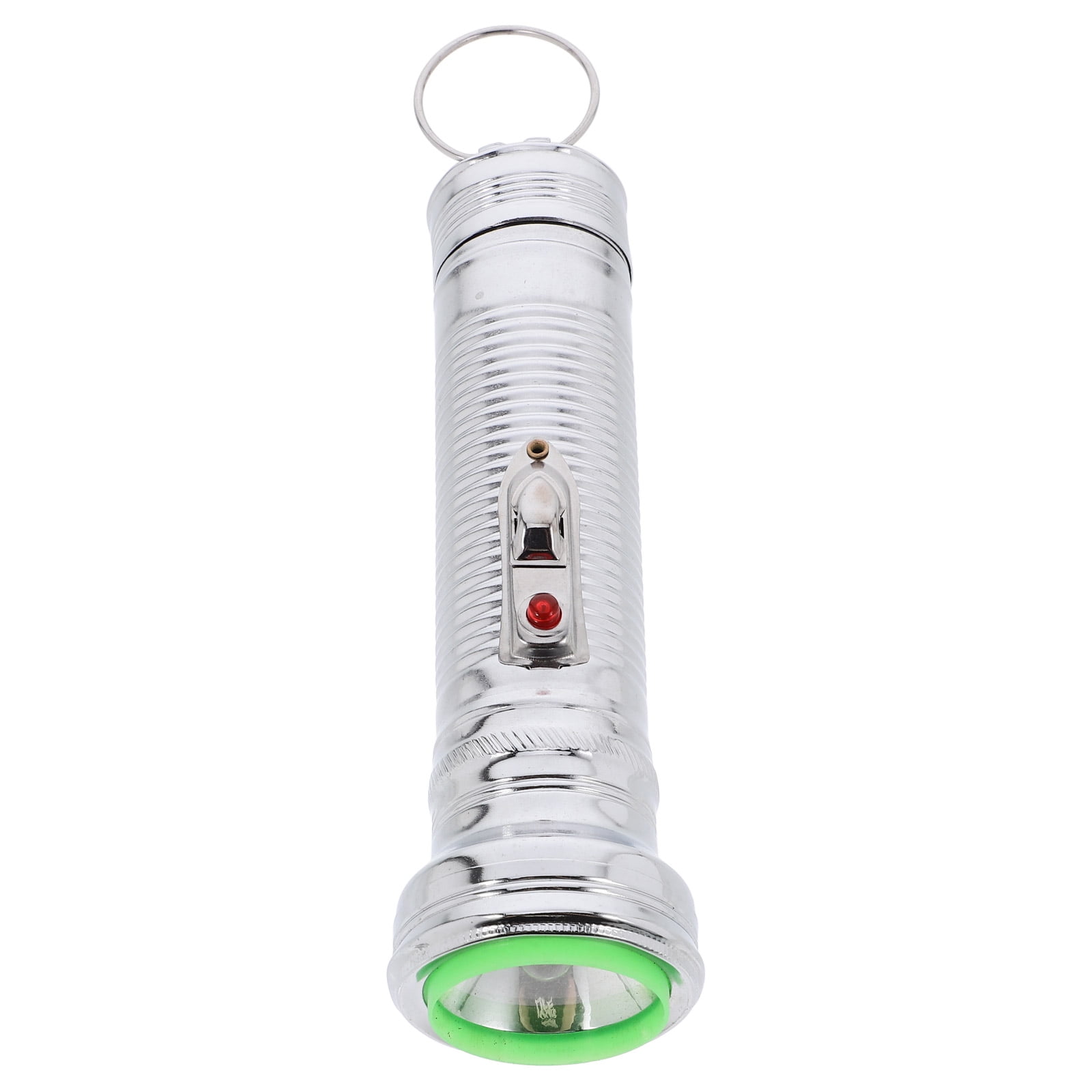 Retro Metal Flashlight Old-Fashioned Hand-Held Torch Battery Operated ...