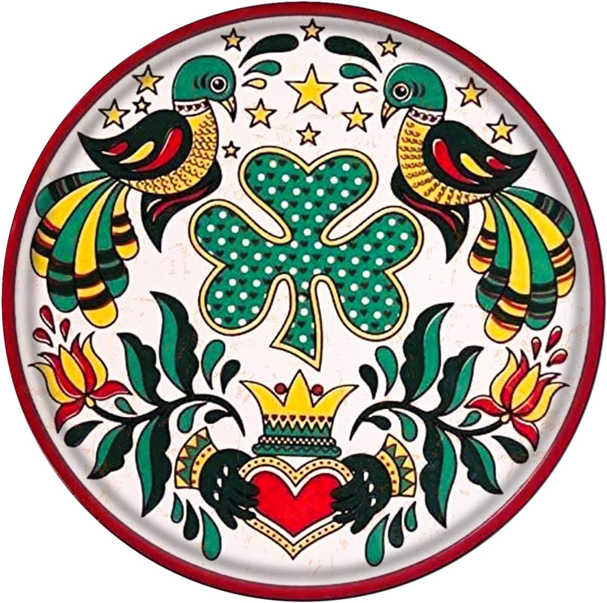 Retro Metal Round Sign Pennsylvania Zook Hex Dutch Irish Tin Signs Wall ...