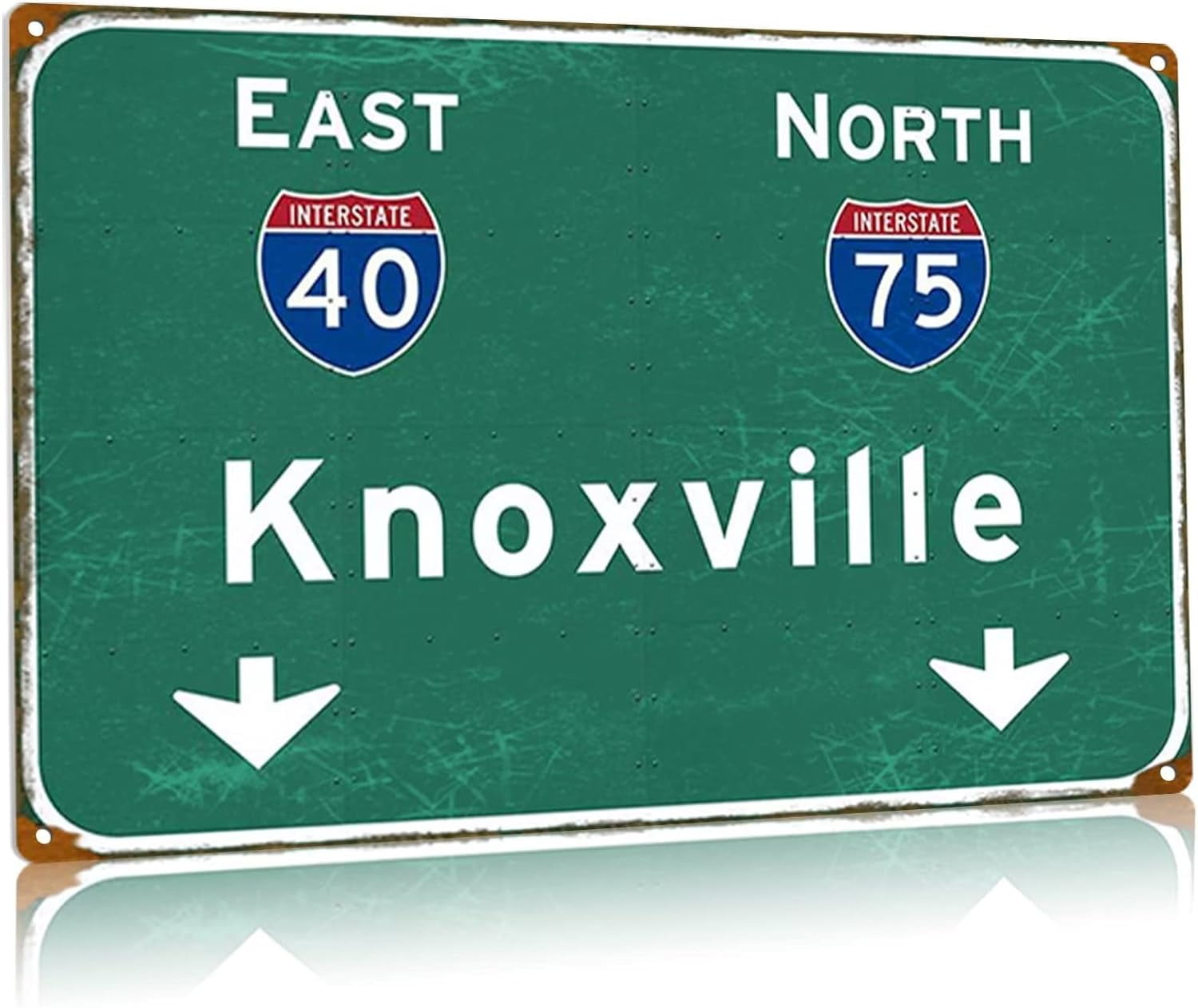 Retro Metal Sign South Nashville Intercontinental 65 Highway Sign ...