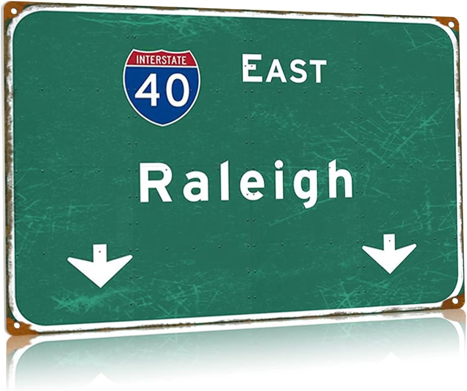 Retro Metal Sign South Nashville Intercontinental 65 Highway Sign ...