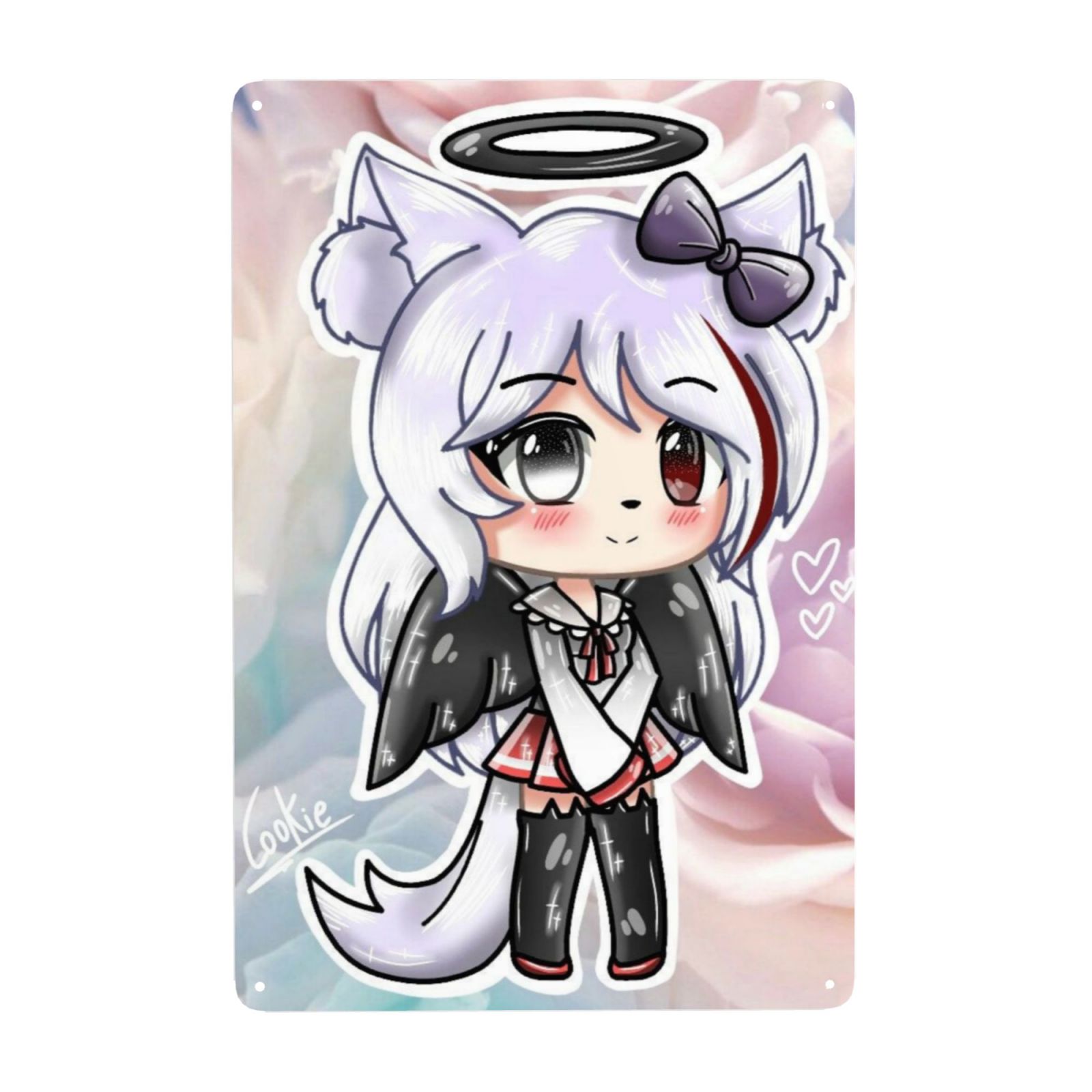 Retro Metal Tin Sign Gacha Life Characters Wall Decor Poster for Home ...