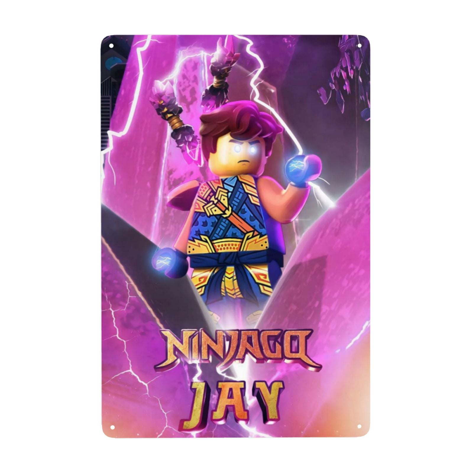 Retro Metal Tin Sign Ninjago Wall Decor Poster for Home Club Coffee 8 ...