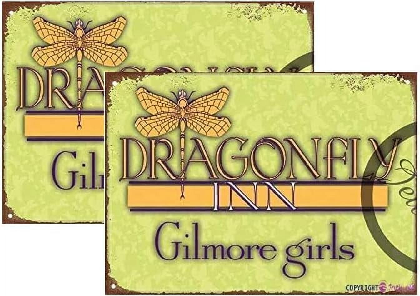 Retro Metal tin Sign Dragonfly Inn Gilmore Girls Sign Funny Home Cave ...