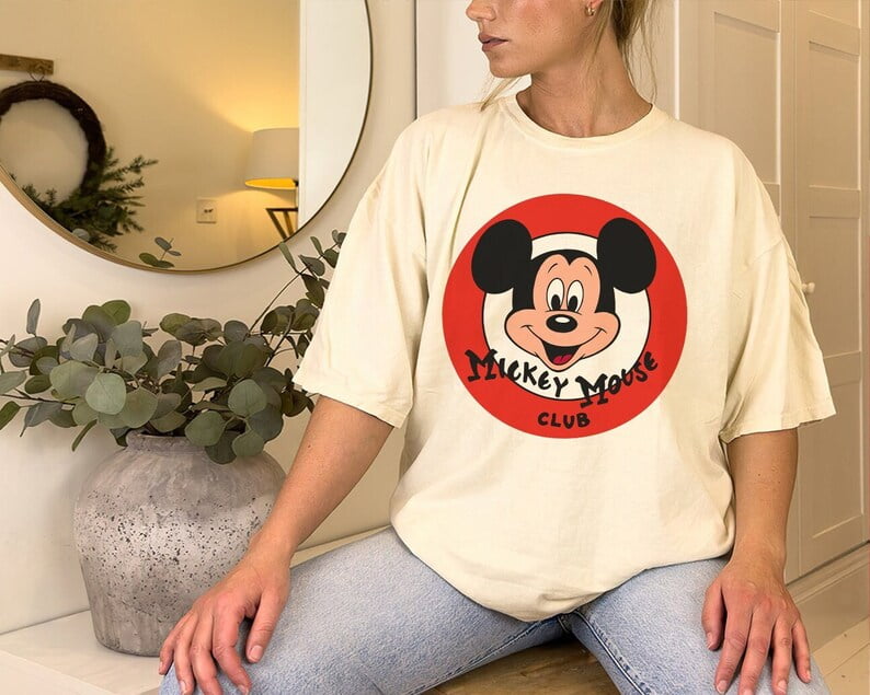 Retro Mickey Mouse Club Shirt, Mickey 1928 Steamboat Willie T-shirt ...