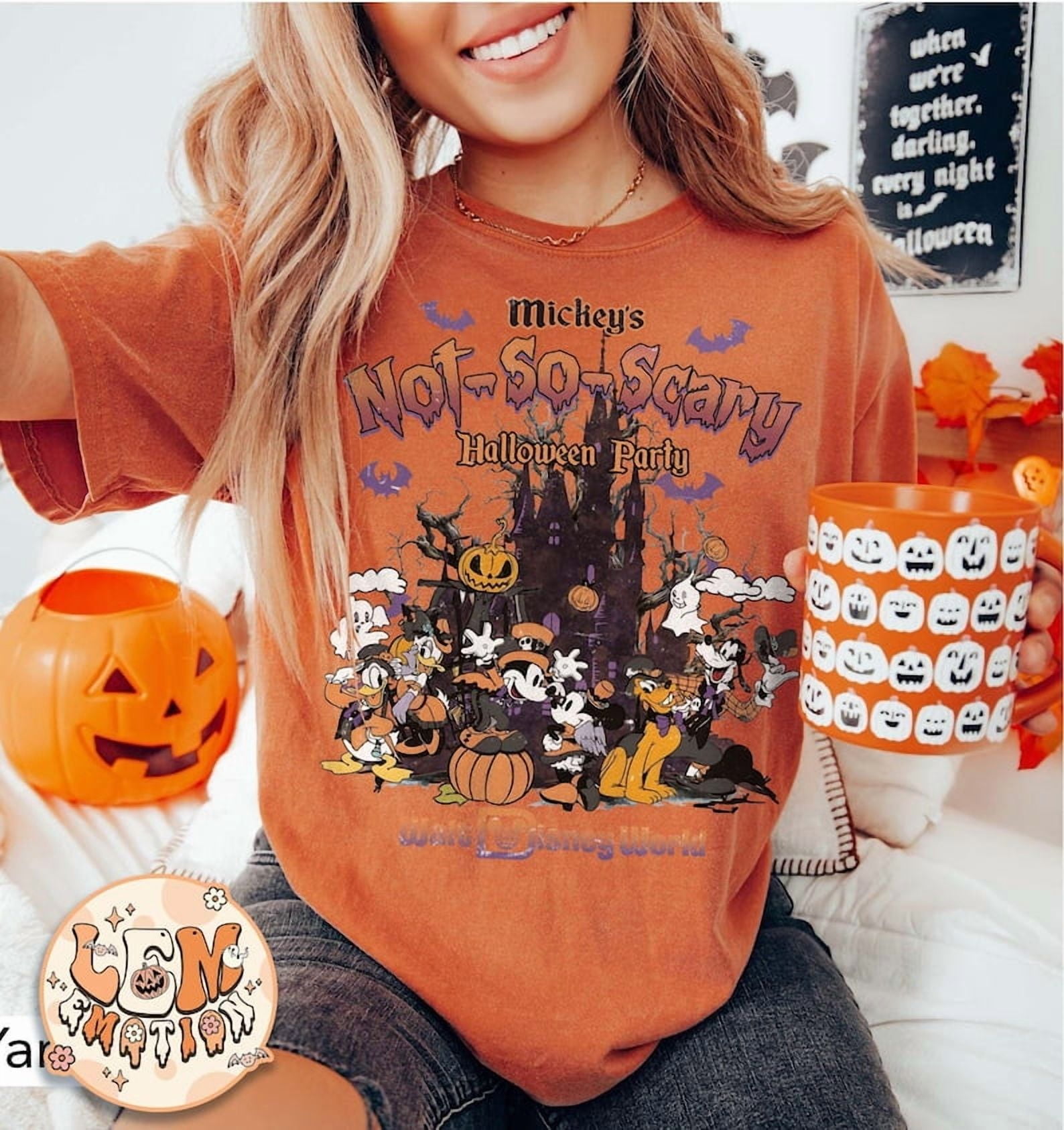 Retro Mickey's Not So Scary Halloween Party 2025 Comfort Colors Shirt ...
