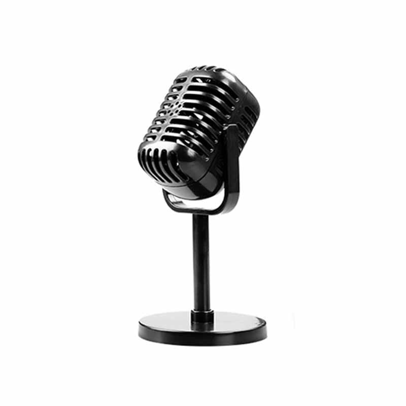 Retro Microphone Prop Classic Plastic Microphone Party Favors Live ...