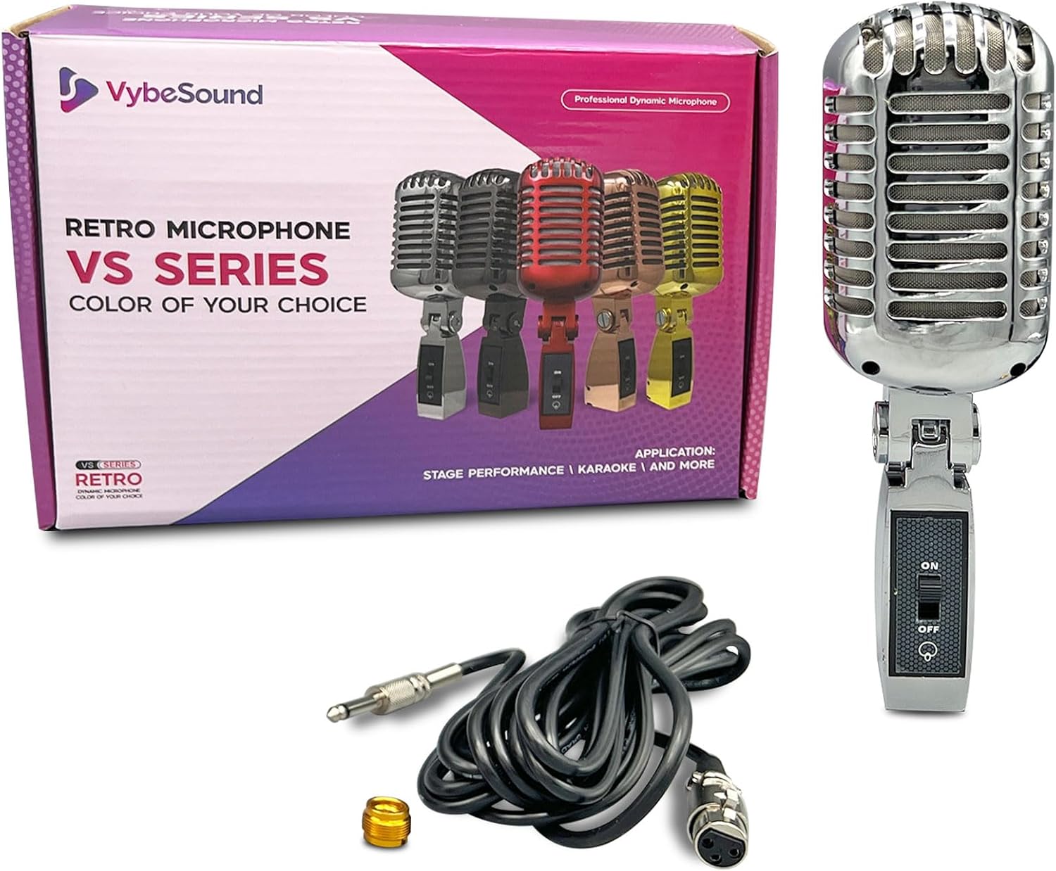 Retro Microphone VS Series for Stage Performace, Karaoke, and More ...