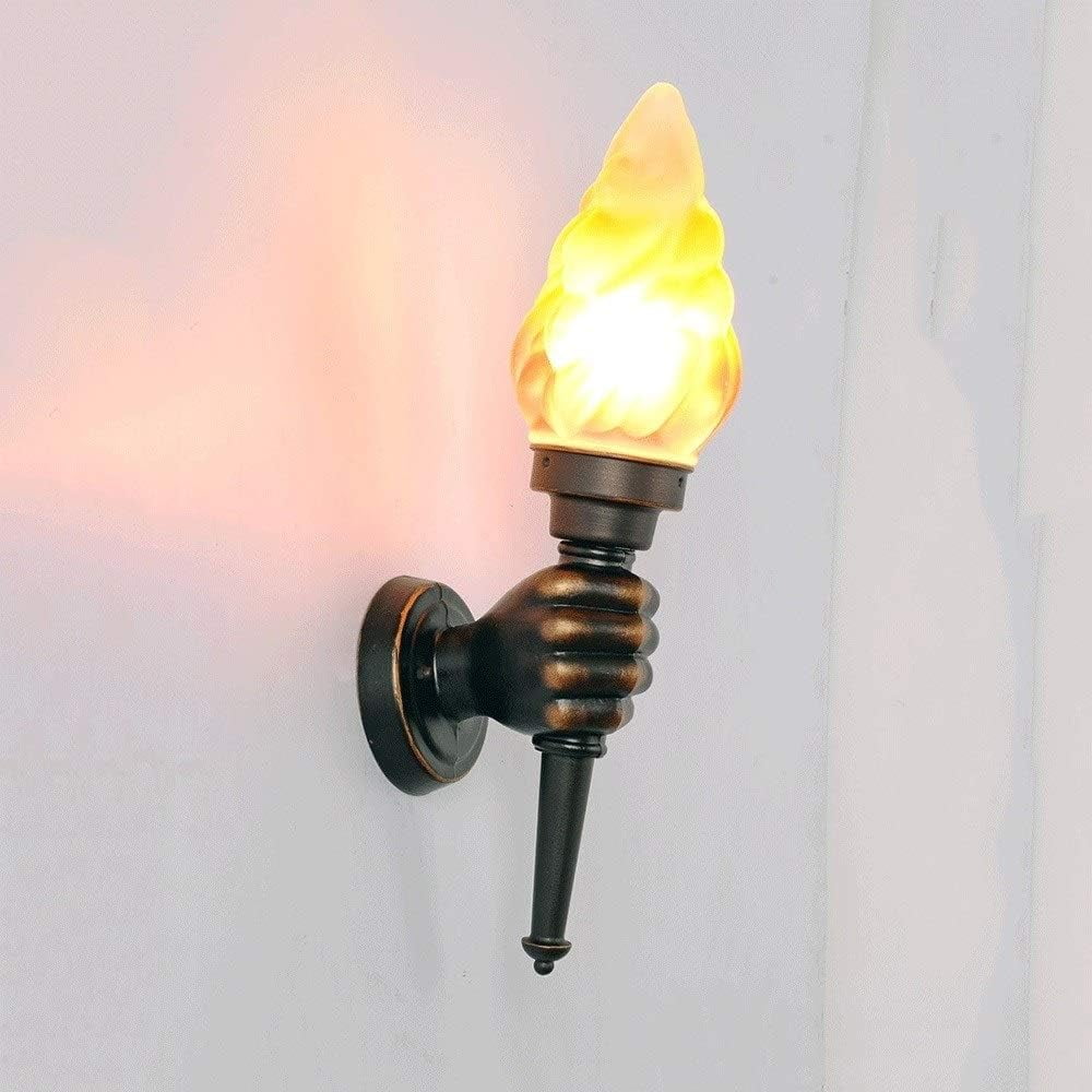 Retro Middle Ages Creative Torch Wall Light European Classical Bar ...