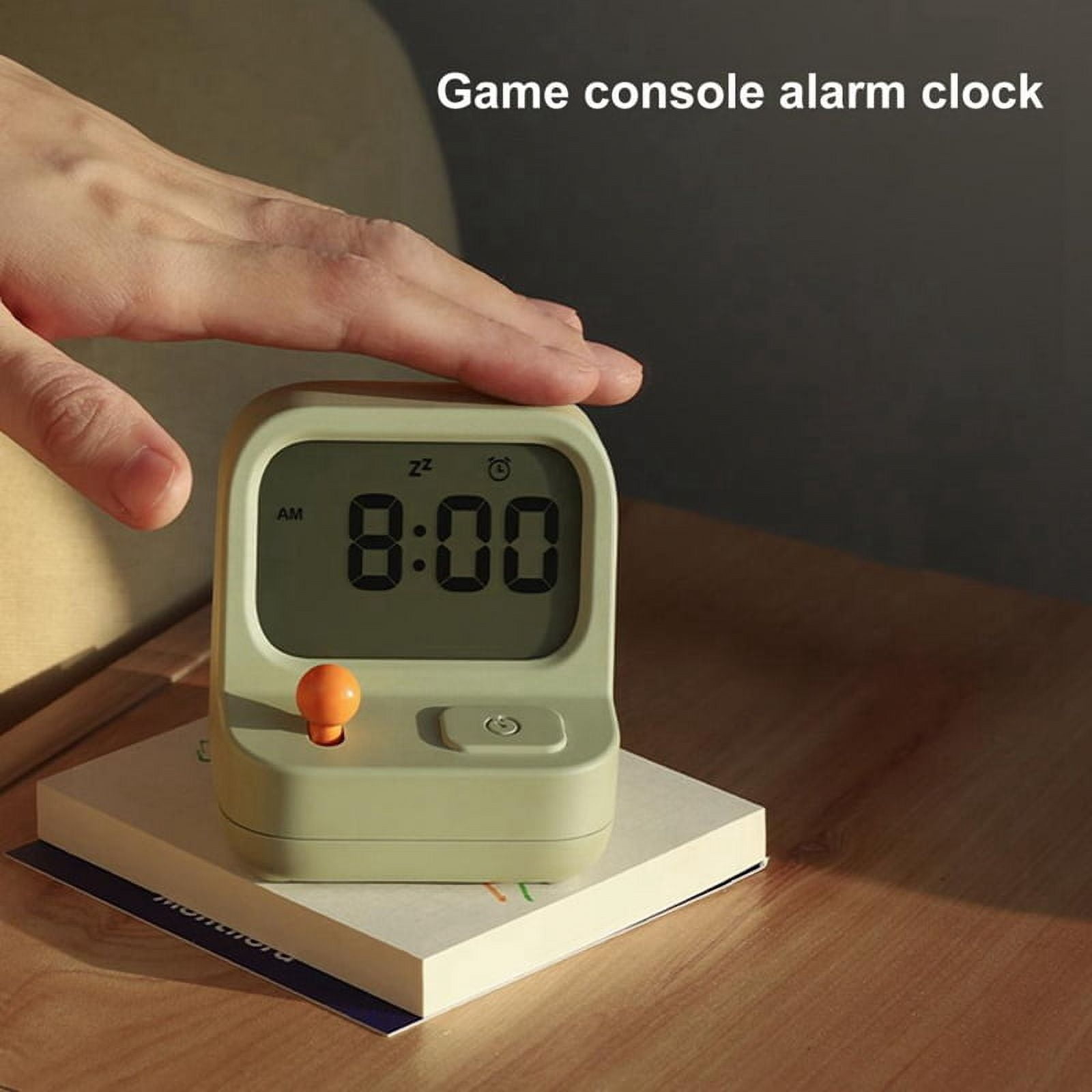 Retro Mini Handheld Game Machine Alarm Clock Kids Cute Digital Clock ...