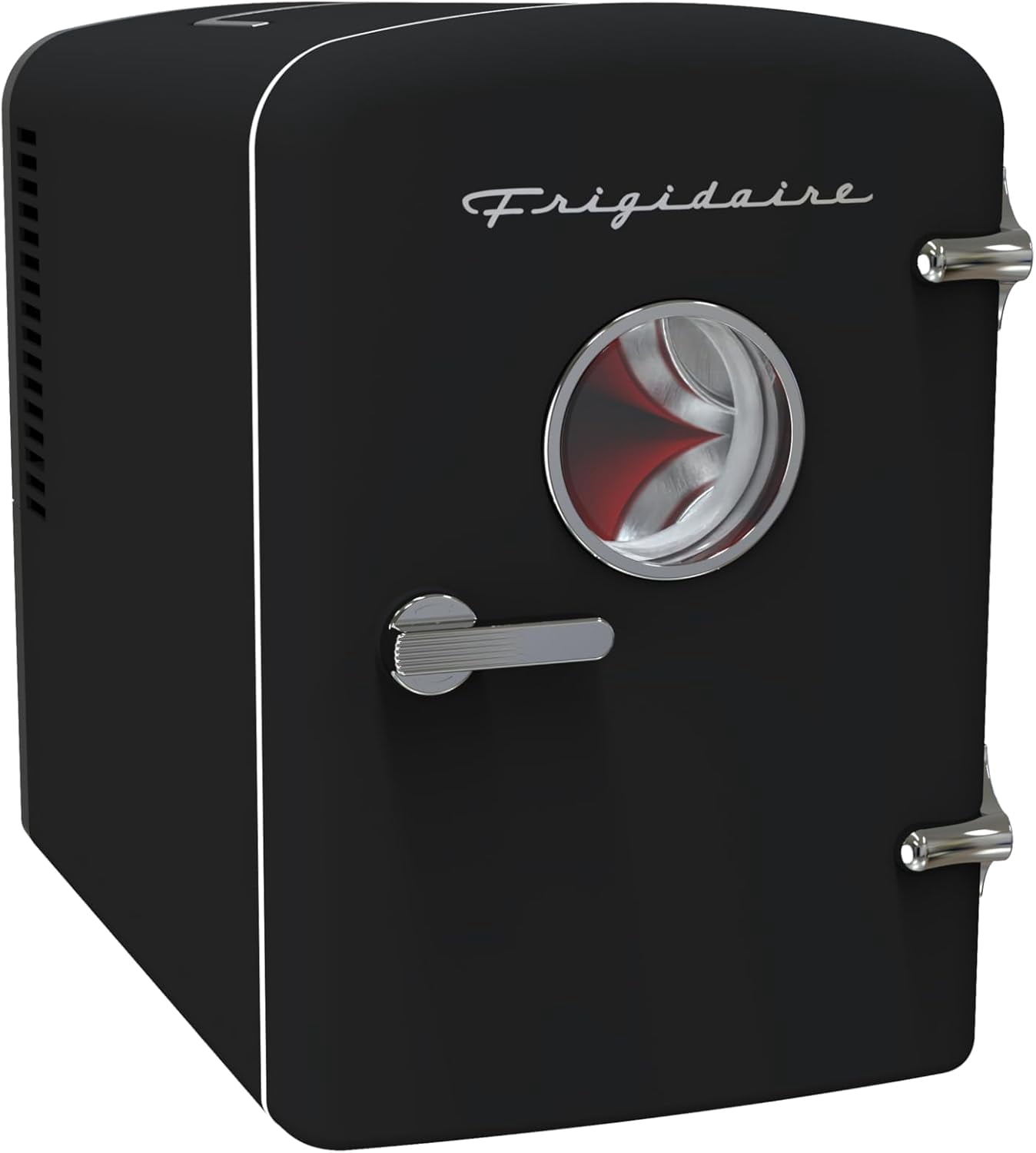 Retro Mini Personal Fridge Cooler, Holds up to 9 Cans, Portable ...