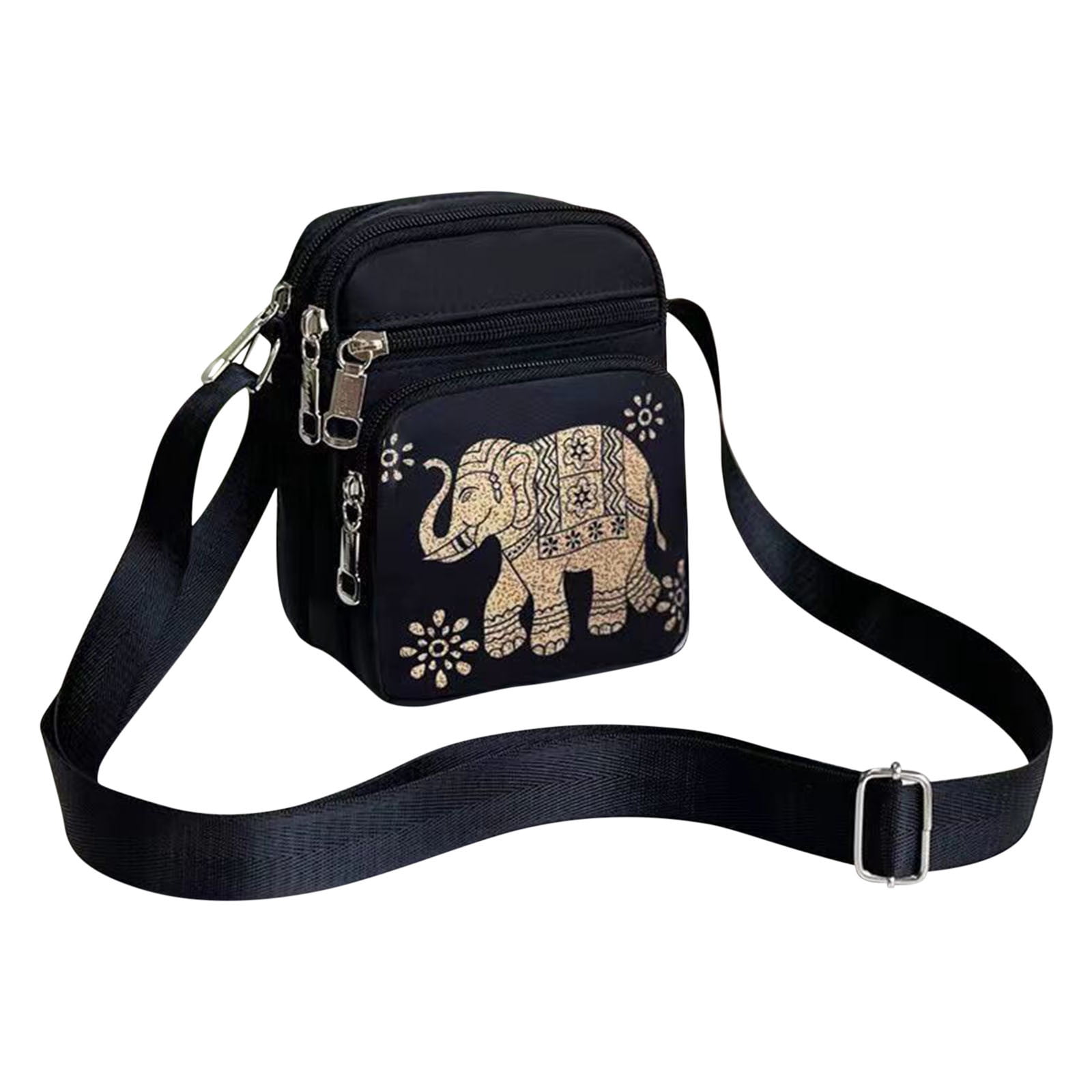 Retro Mini Shoulder Bag with Multiple Compartments for Large Screen ...