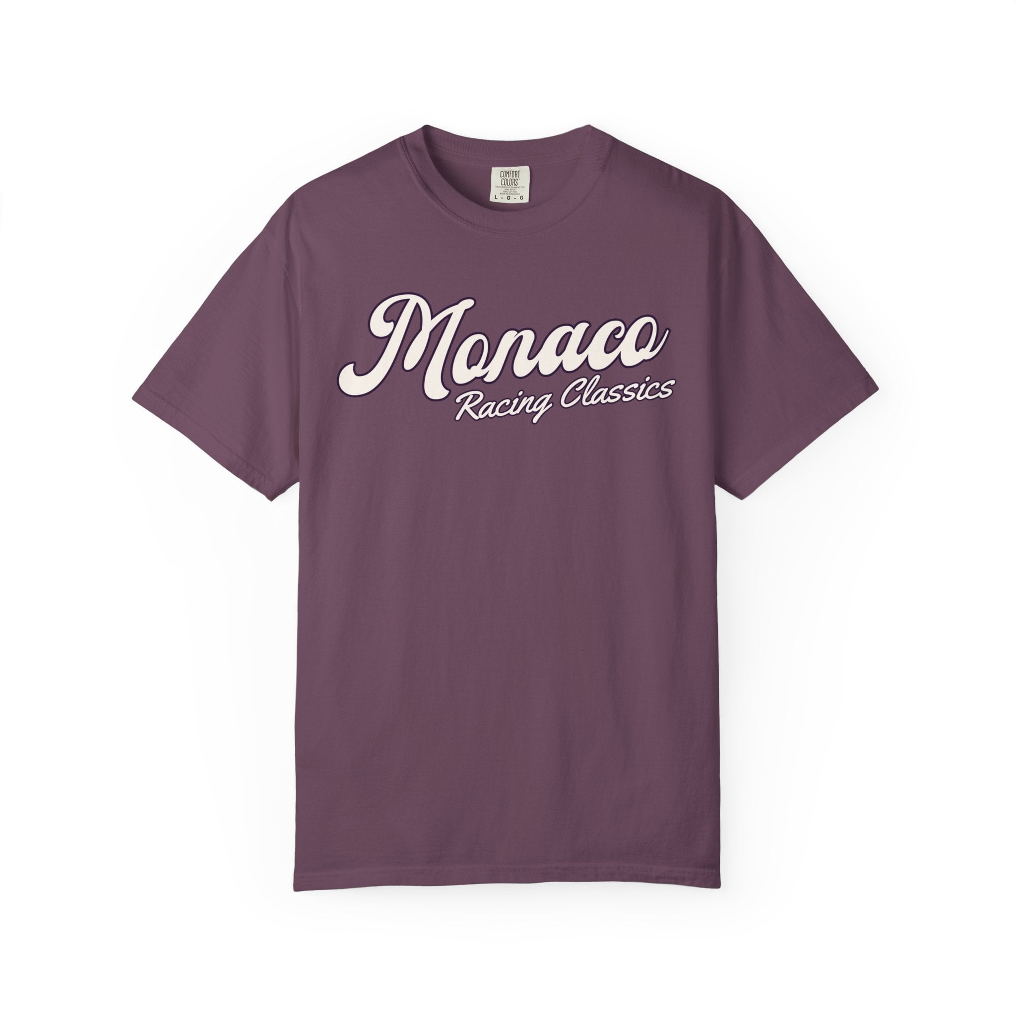 Retro Monaco Racing T-Shirt | Inspired Grand Prix Tee - Monte Carlo Circuit Motorsport Fan Gear ...