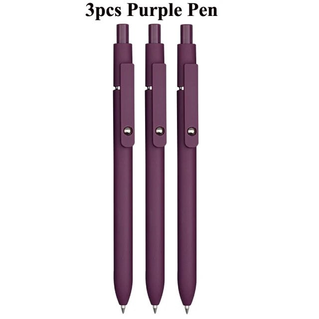 Retro Morandi Retractable Gel ink Ballpoint Pen,Extra Fine Point Black ...