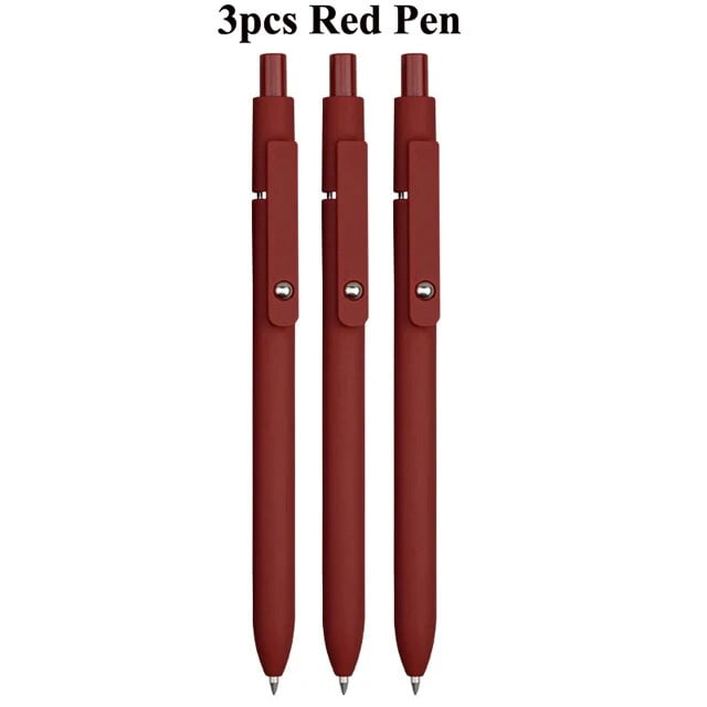 Retro Morandi Retractable Gel ink Ballpoint Pen,Extra Fine Point Black ...