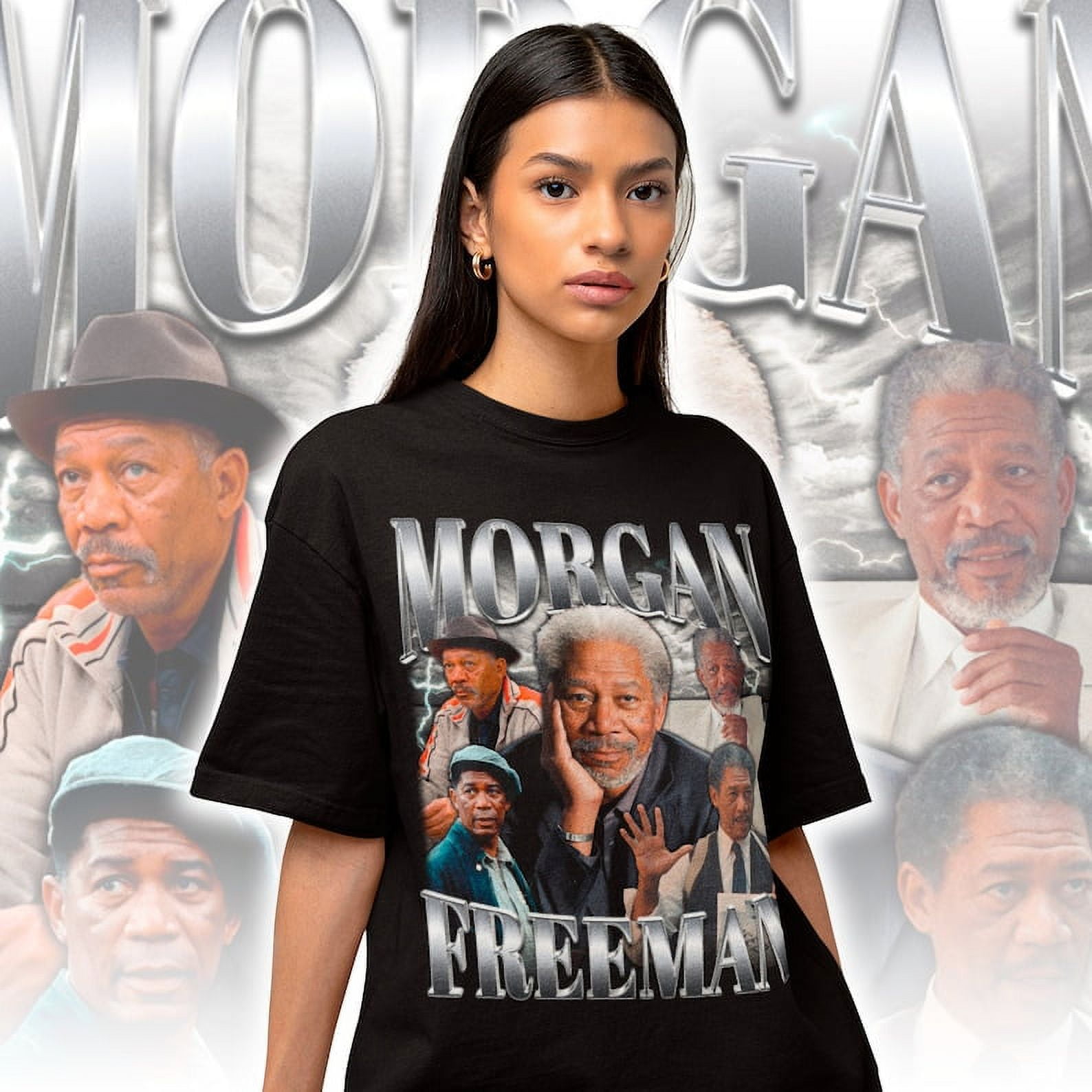 Retro Morgan Freeman Unisex Shirt - Morgan Freeman - Shawshank ...