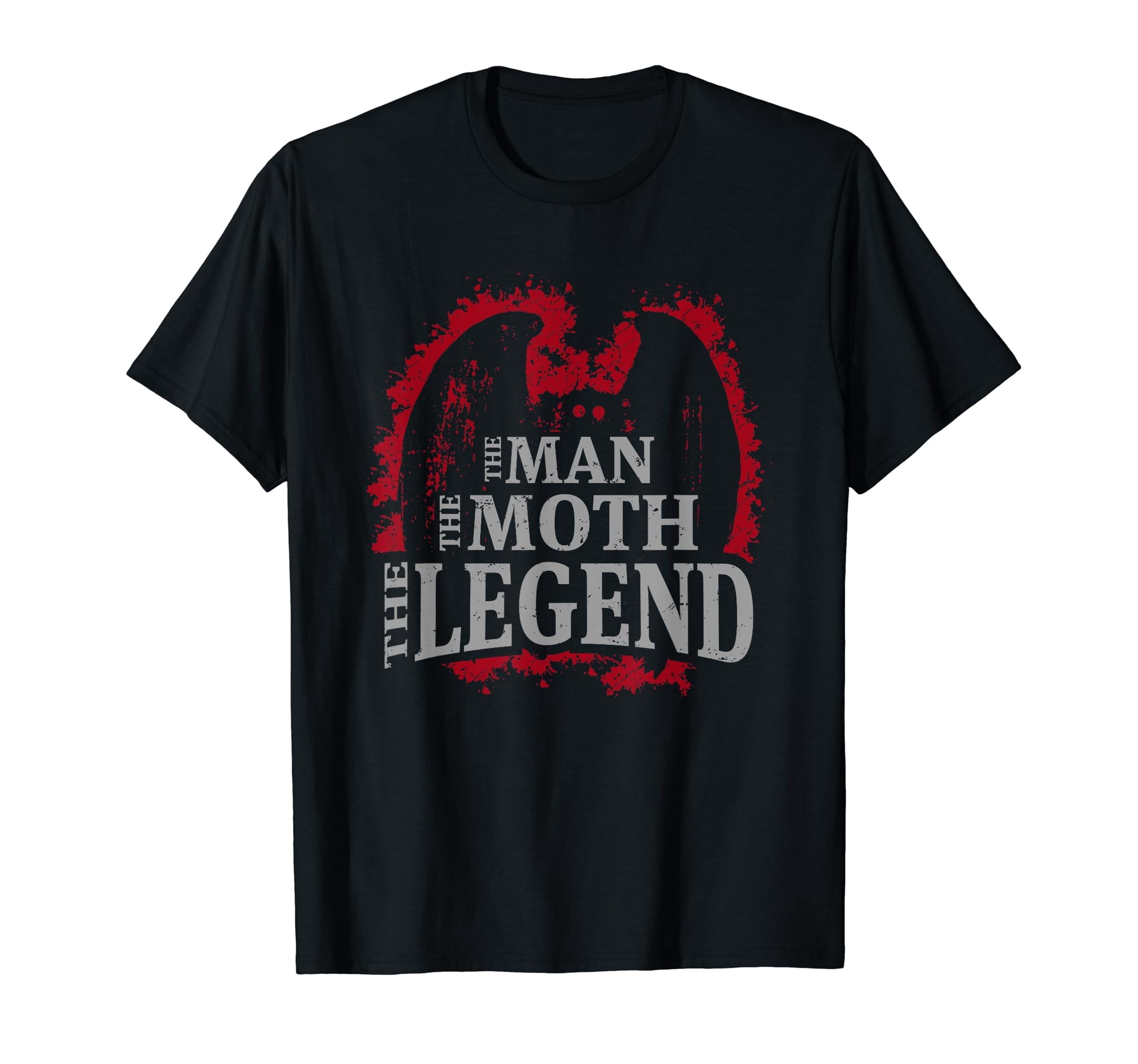 Retro Mothman Cryptid Graphic T-Shirt The Man The Moth The Legend ...
