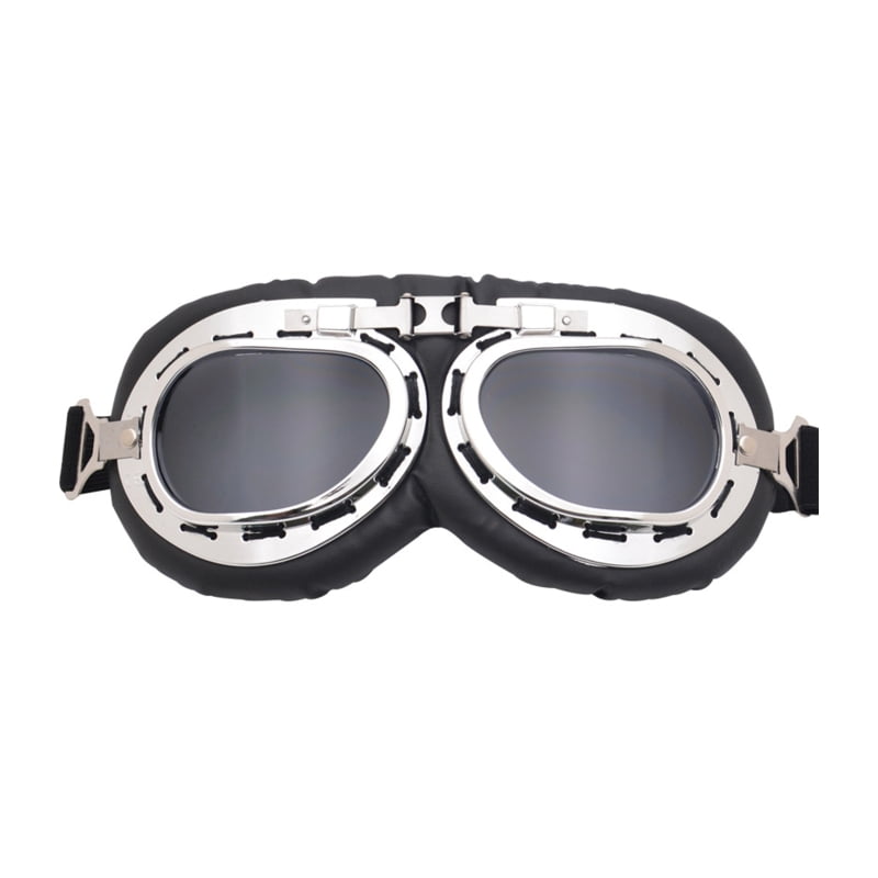 Retro Motorcycle Goggles Aviator Vintage Glasses Cruiser Scooter Flying ...