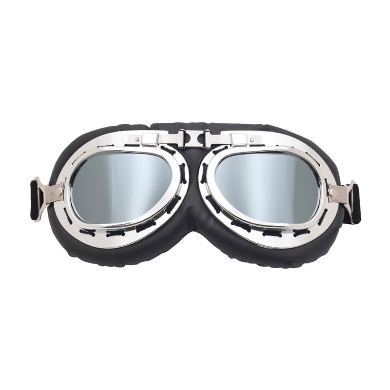 Retro Motorcycle Goggles Aviator Vintage Glasses Cruiser Scooter Flying ...