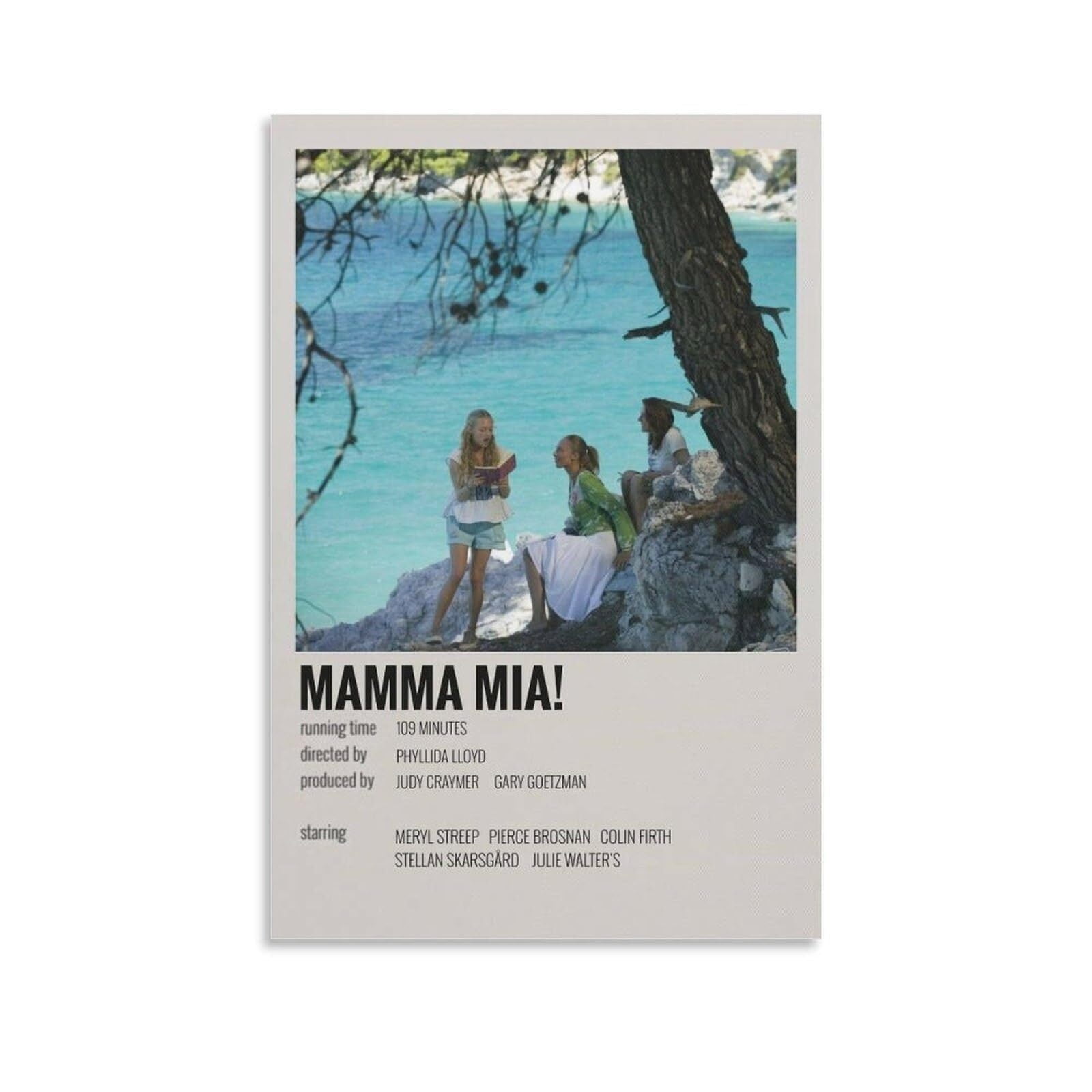 Retro Movie Poster Mamma Mia 13 Picture Print Canvas Poster Wall Paint ...
